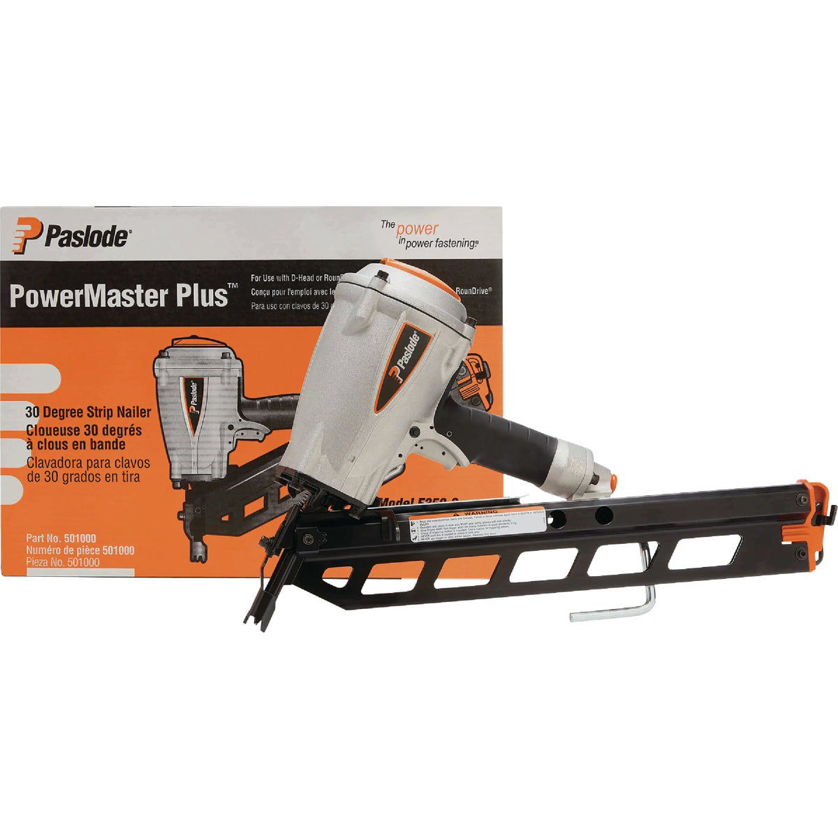 Paslode PowerMaster Plus 30 Degree 3-1/2 In. Pneumatic Framing Nailer ...