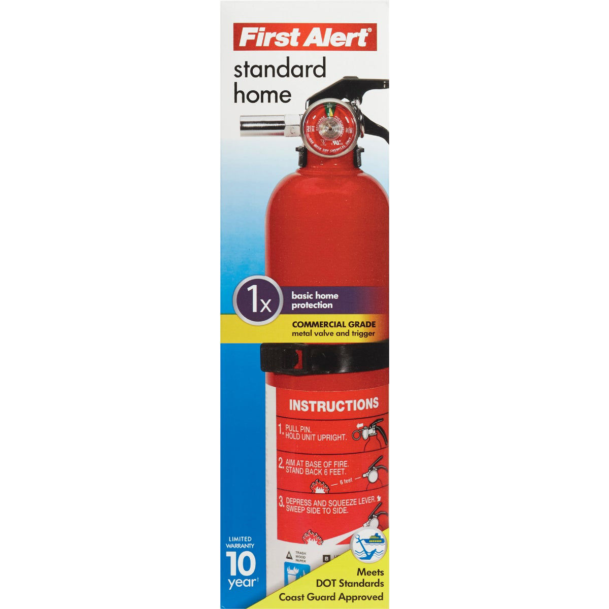 First Alert 1-A:10-B:C Rechargeable Home Fire Extinguisher | Do it Best
