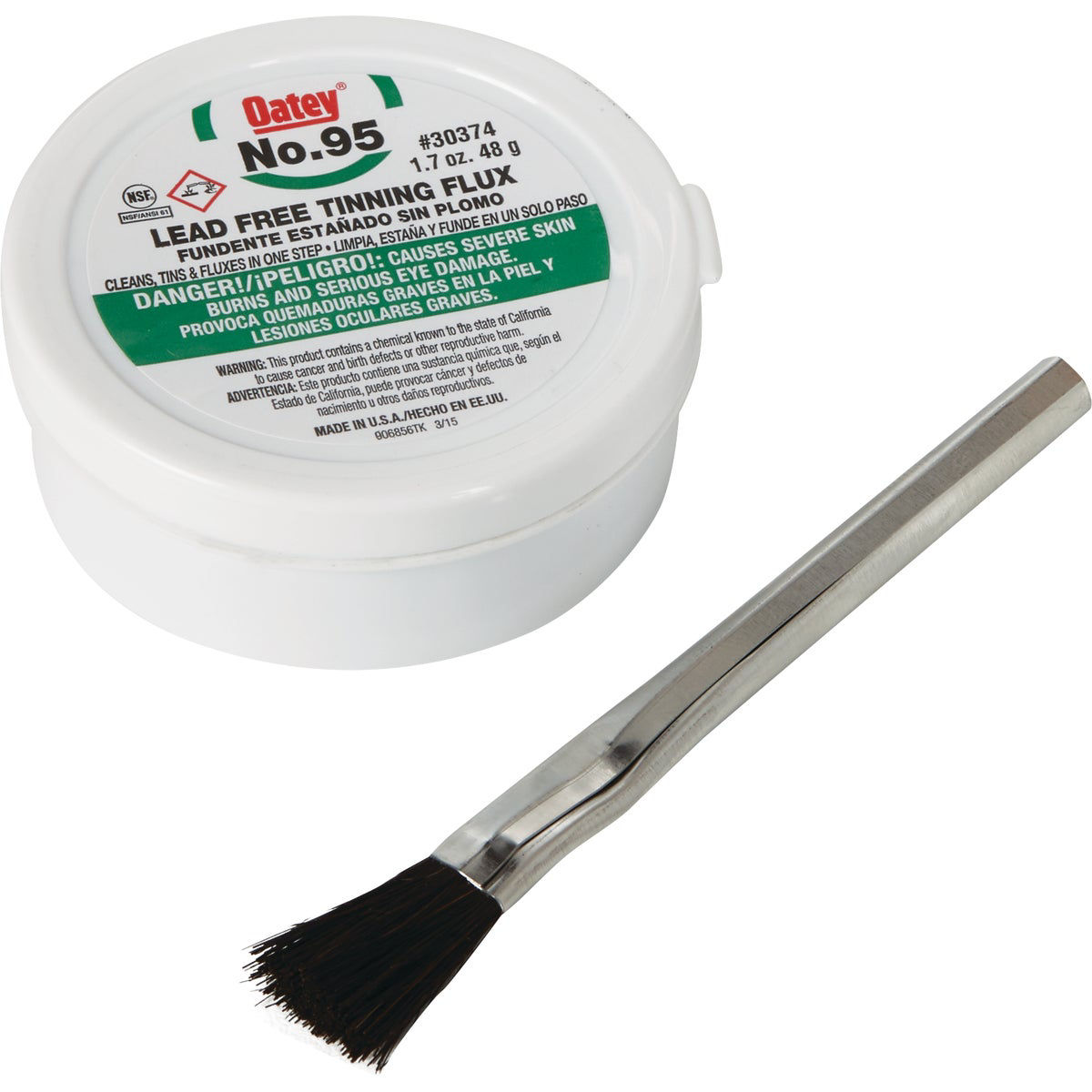 Do it Best No. 95 1.7 Oz. Lead-Free Tinning Flux with Brush, Powdered ...
