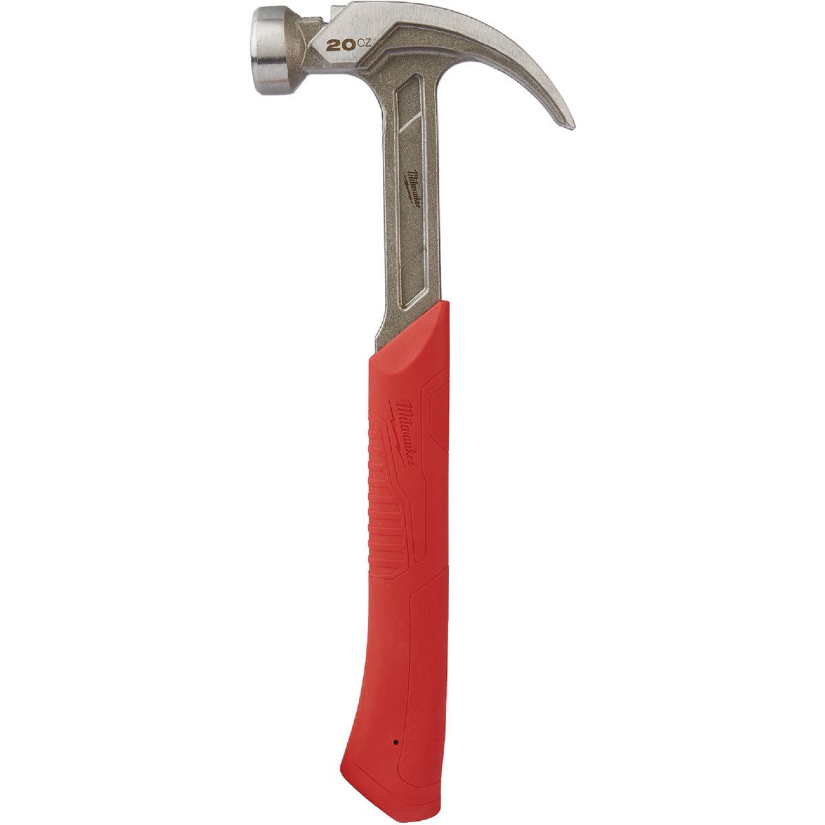 Milwaukee 20 Oz. Smooth-Face Curved Claw Hammer with Steel Handle | Do ...
