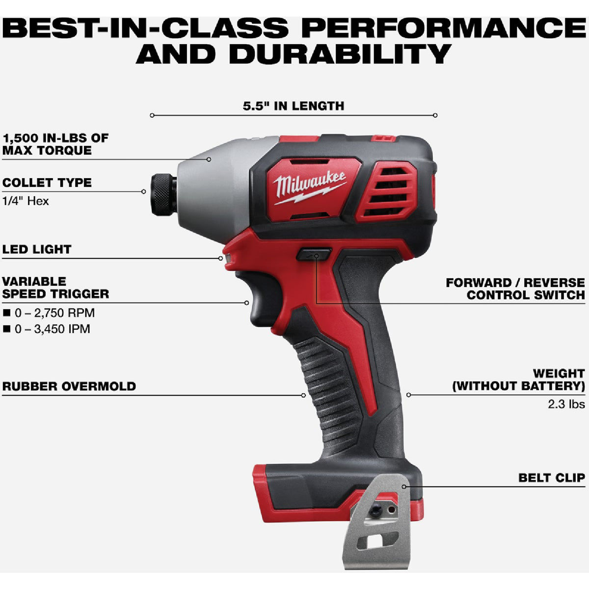Milwaukee M18 2-Tool Cordless Compact Drill/Driver & Compact Impact ...