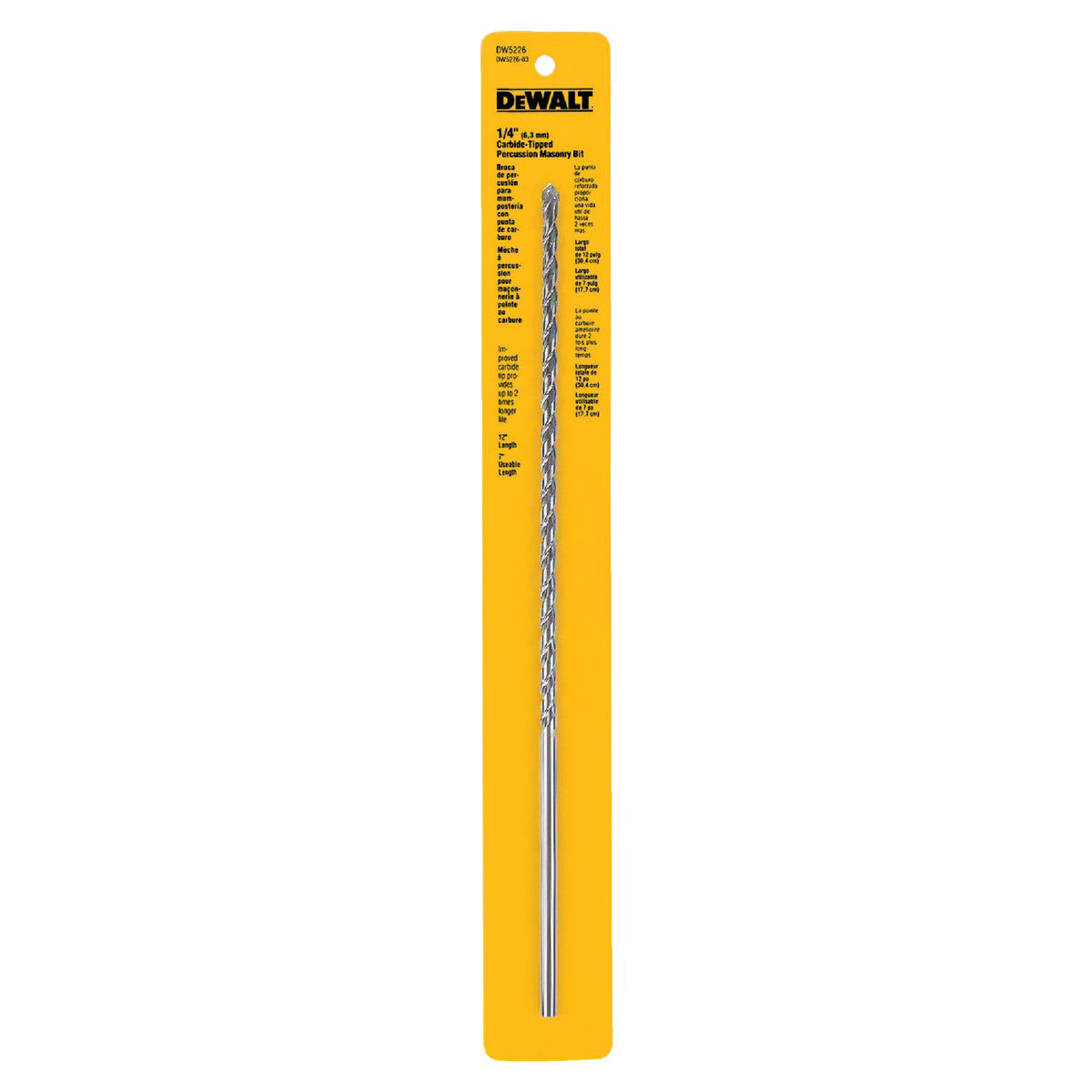 DEWALT 1/4 In. x 12 In. Masonry Drill Bit | Do it Best