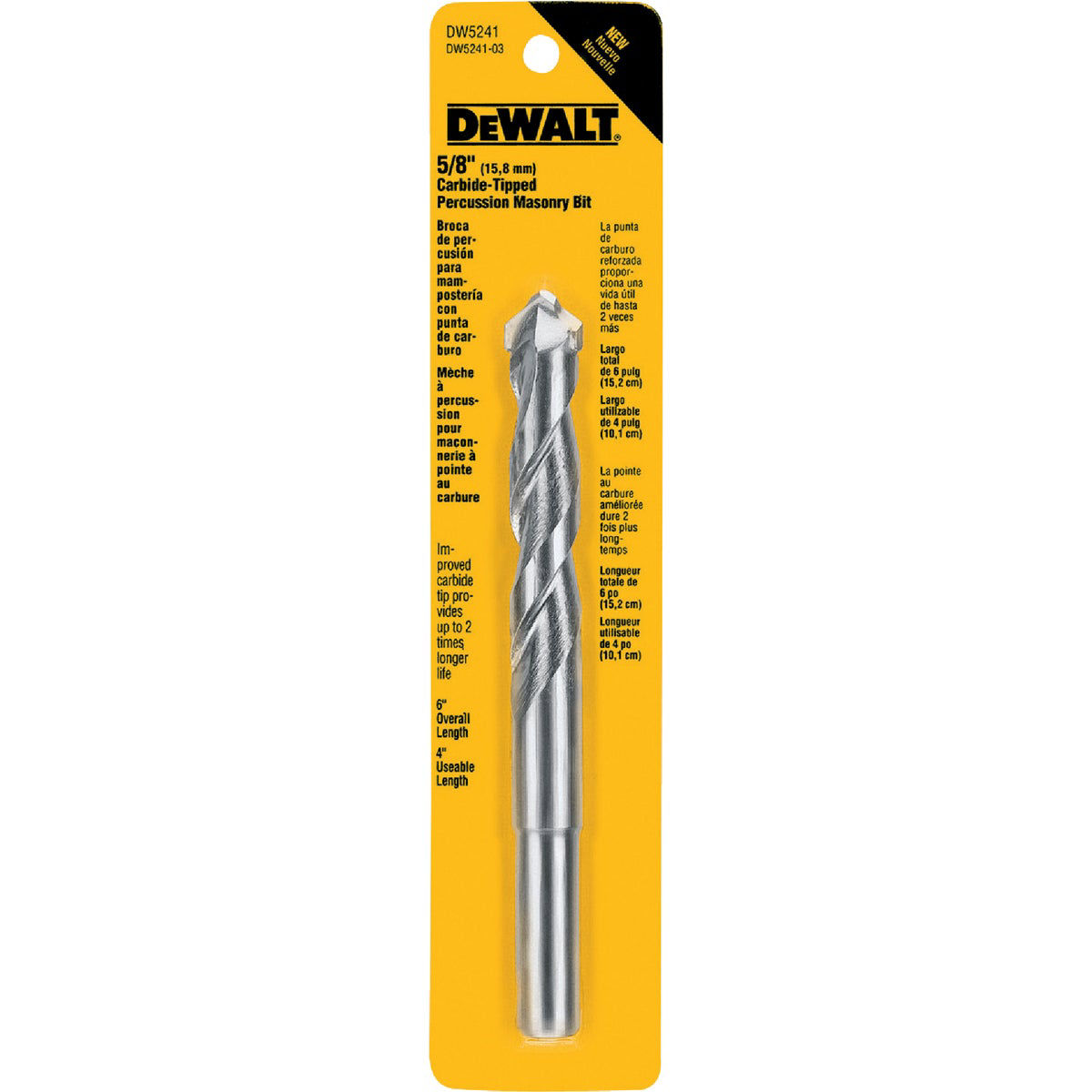 DEWALT 5/8 In. x 6 In. Masonry Drill Bit | Do it Best