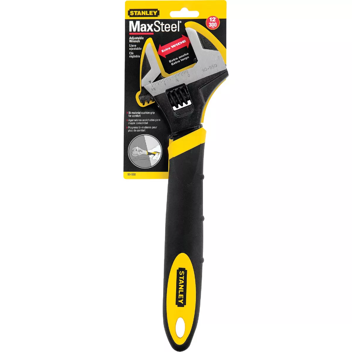 Stanley MaxSteel 12 In. Adjustable Wrench | True Value Hardware