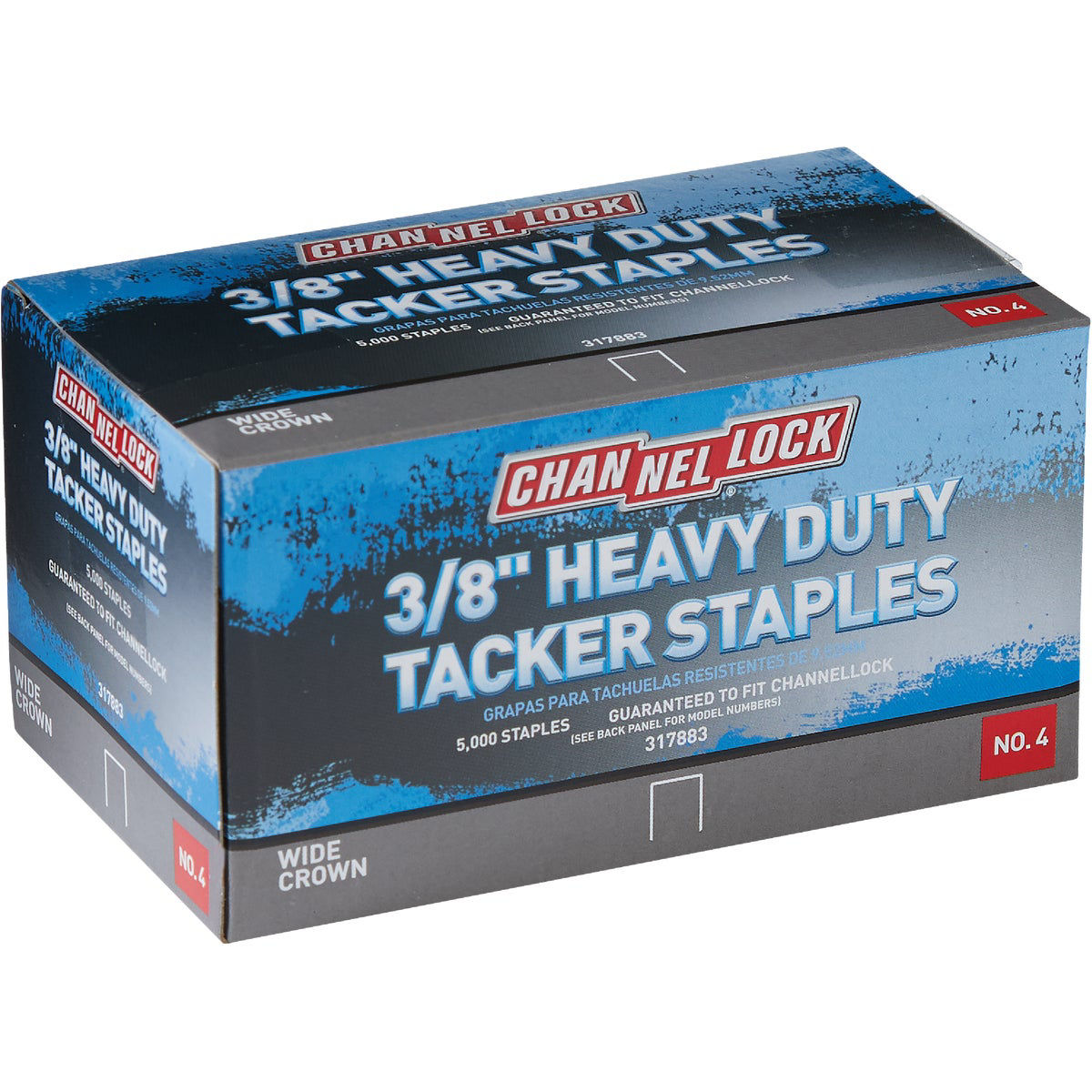 Channellock No. 4 Hammer Tacker Staple, 3/8 In. (5000-Pack) | Do it Best