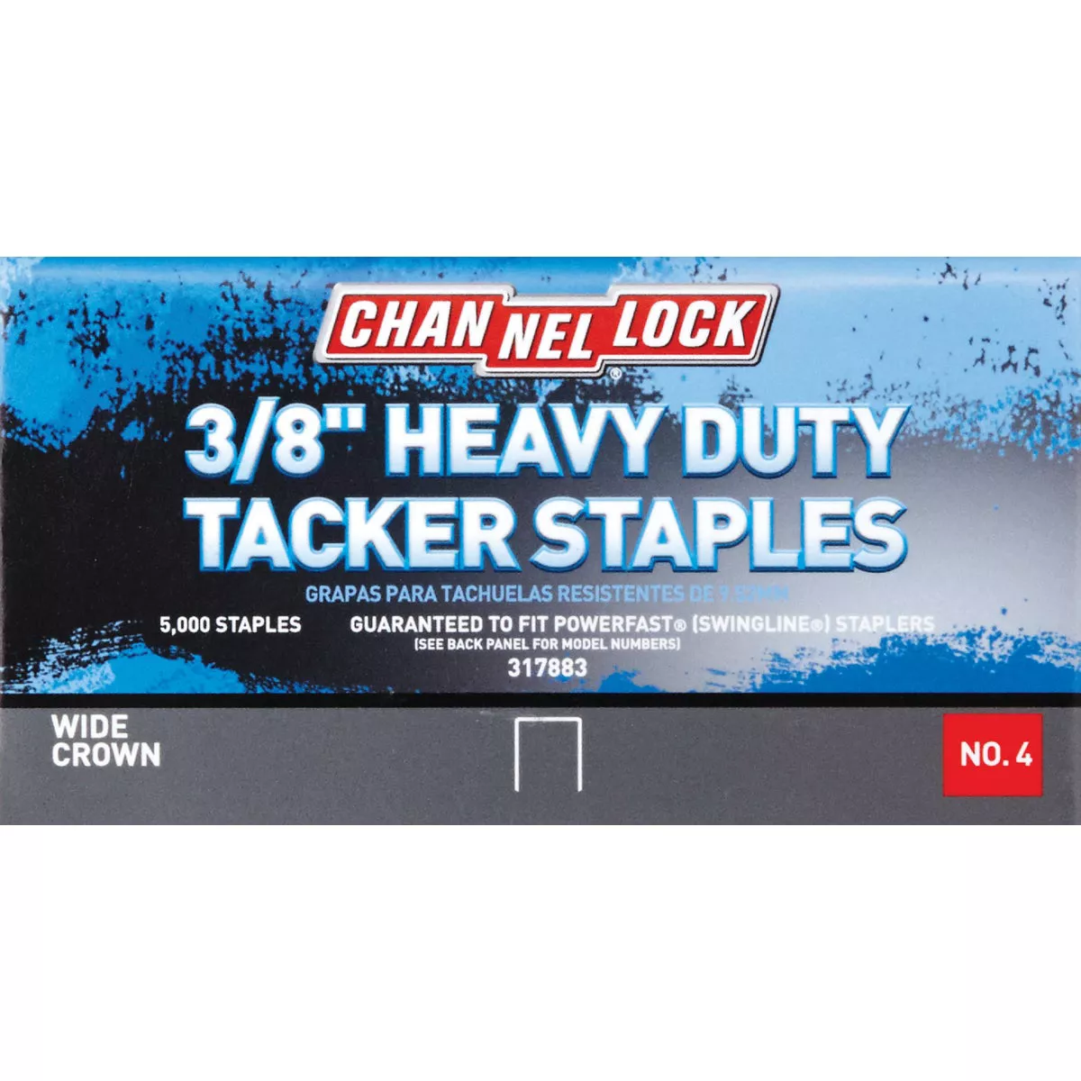 Channellock No. 4 Hammer Tacker Staple, 3/8 In. (5000-Pack) | Do it Best