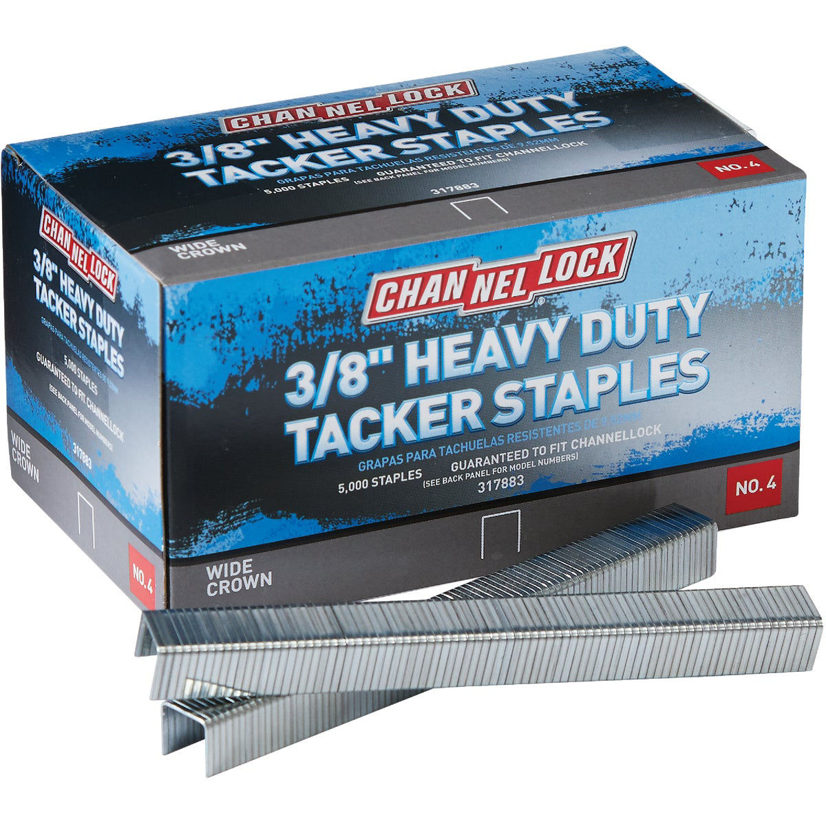 Channellock No. 4 Hammer Tacker Staple, 3/8 In. (5000-Pack) | Do it Best