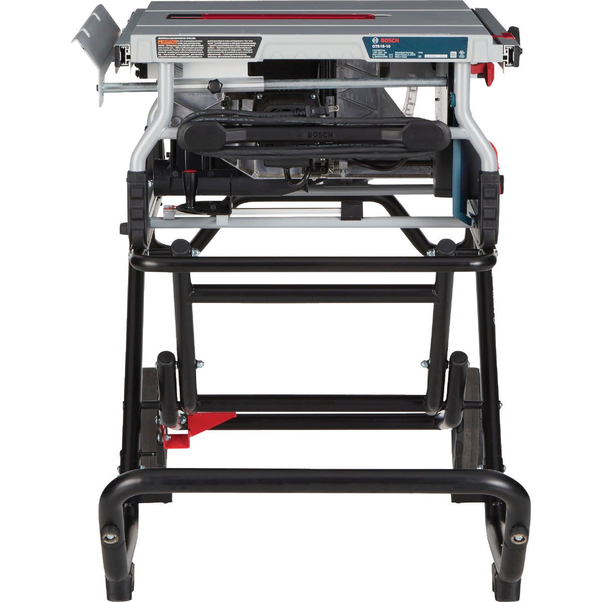 Bosch 15-Amp 10 In. Job Site Table Saw with Gravity-Rise Wheeled Stand ...