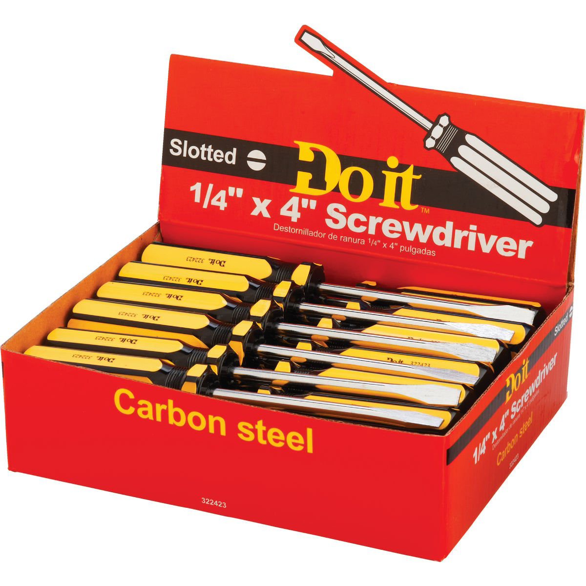 Do it 1/4 In. x 4 In. Slotted Screwdriver Impulse Display | Do it Best