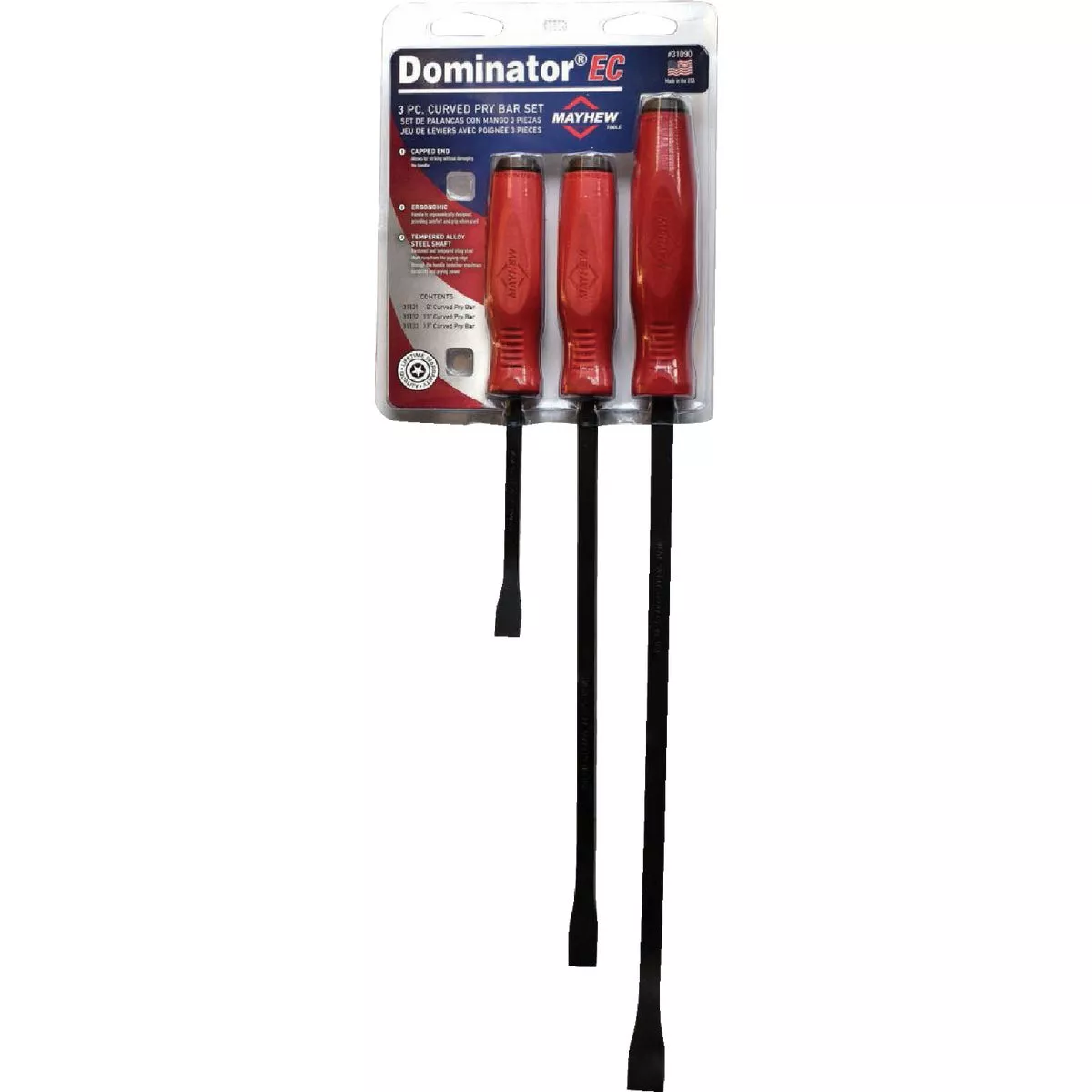 Dominator Economy Curved 3-Piece Pry Bar Kit (8C, 13C, 17C) | Do it Best