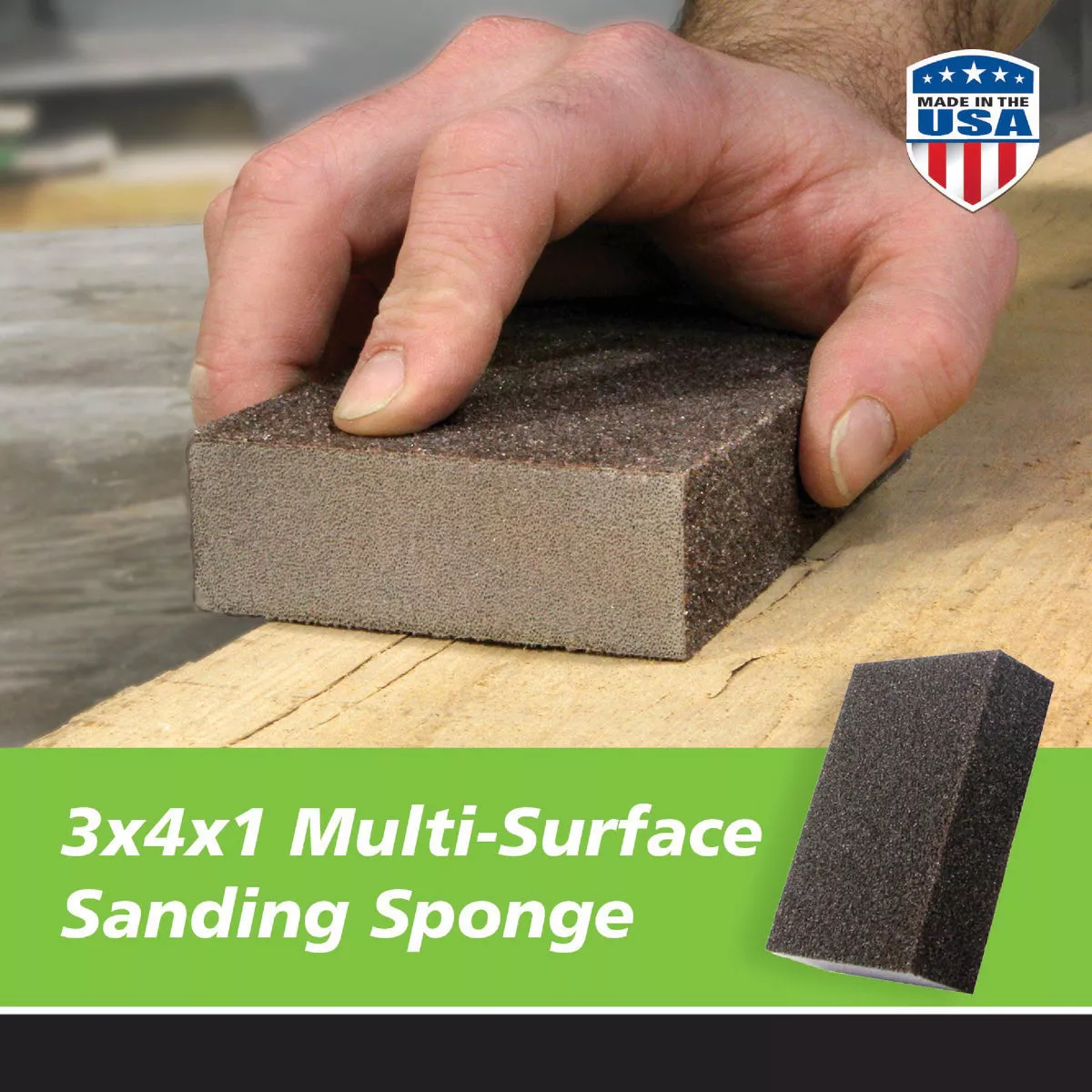 Gator Multi-Surface 3 In. x 4 In. x 1 In. Sanding Sponges (4-Pack) | Do ...