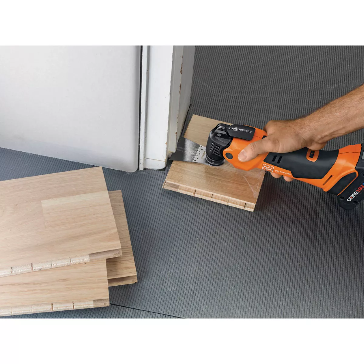 Fein MultiMaster AMM 500 Plus 18V Cordless Oscillating Multi-Tool Kit ...