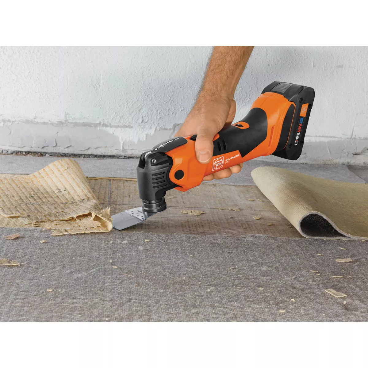 Fein MultiMaster AMM 500 Plus 18V Cordless Oscillating Multi-Tool Kit ...