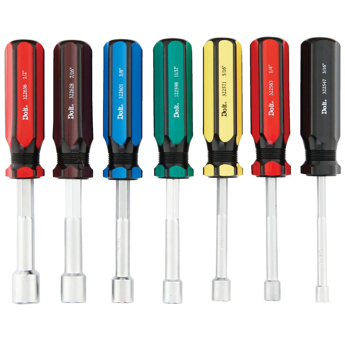 Do it Standard 3 In. Solid Shaft Nut Driver Set, 7-Piece | Do it Best