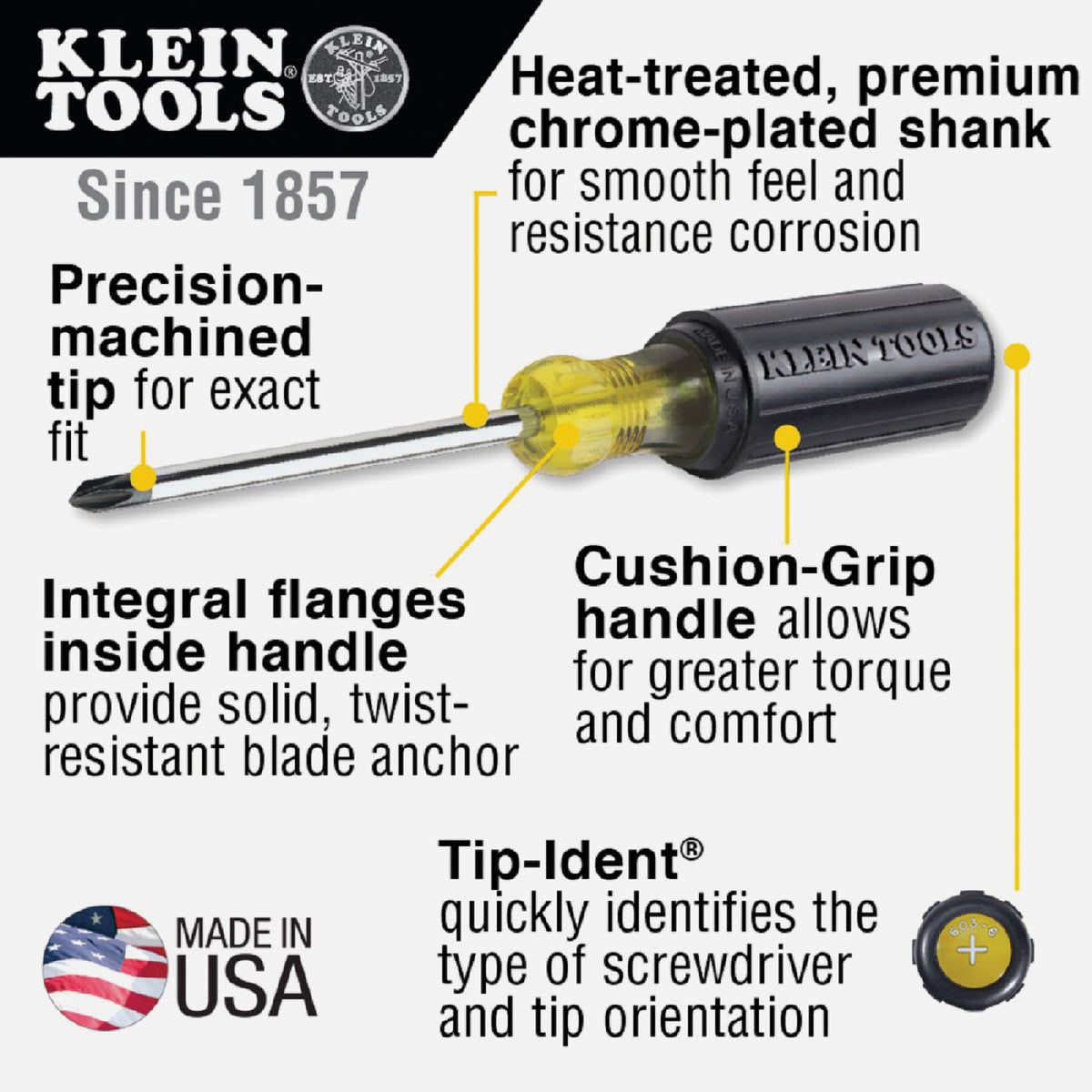 Klein Cushion-Grip Screwdriver Set (7-Piece) | Do it Best