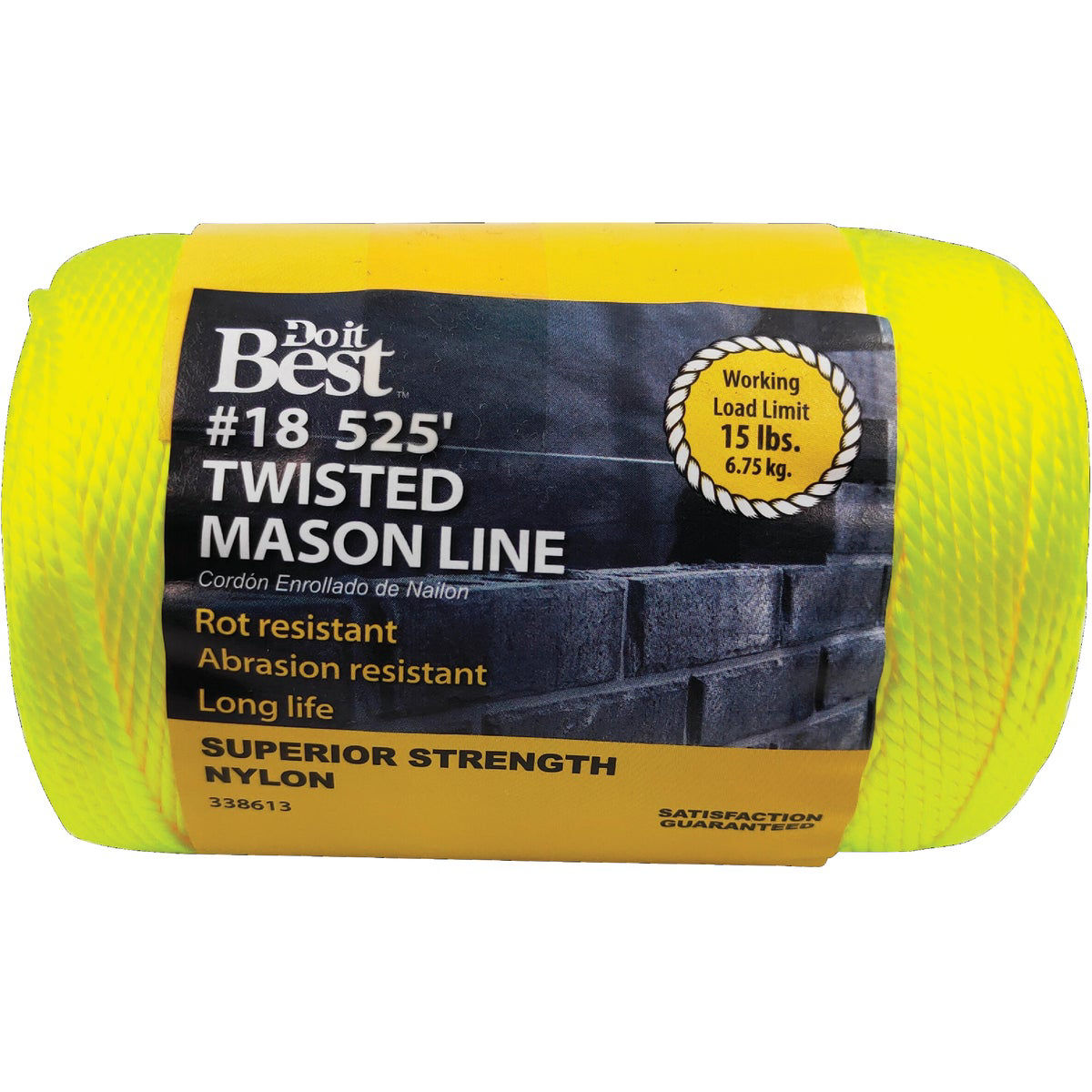 Do it Best 525 Ft. Fluorescent Yellow Twisted Nylon Mason Line | Do it Best
