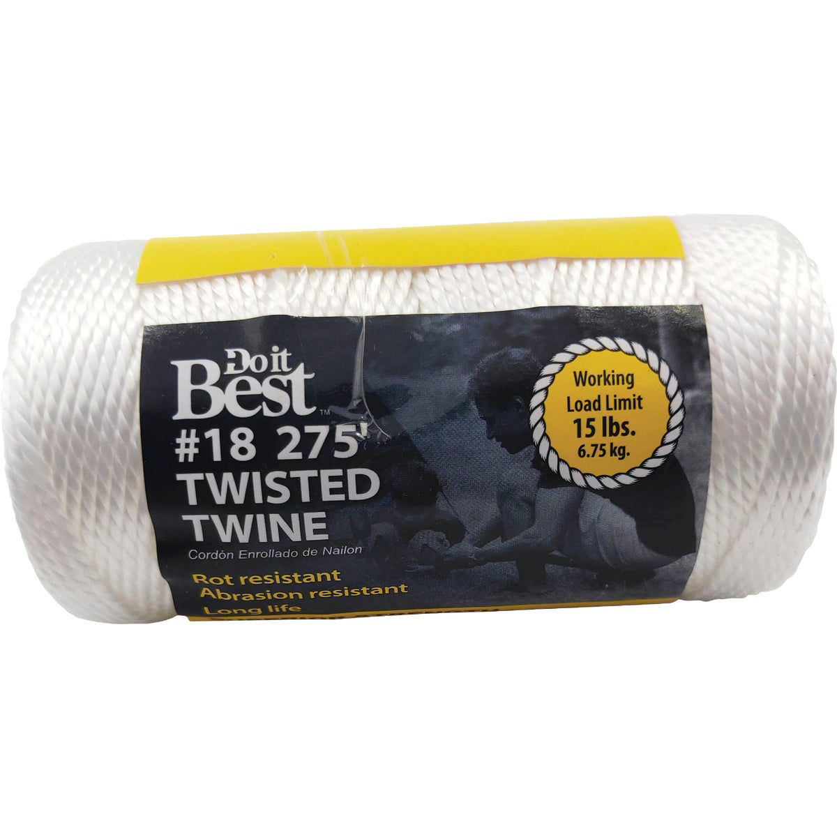 Do it Best #18 x 275 Ft. White Nylon Twisted Twine | Do it Best