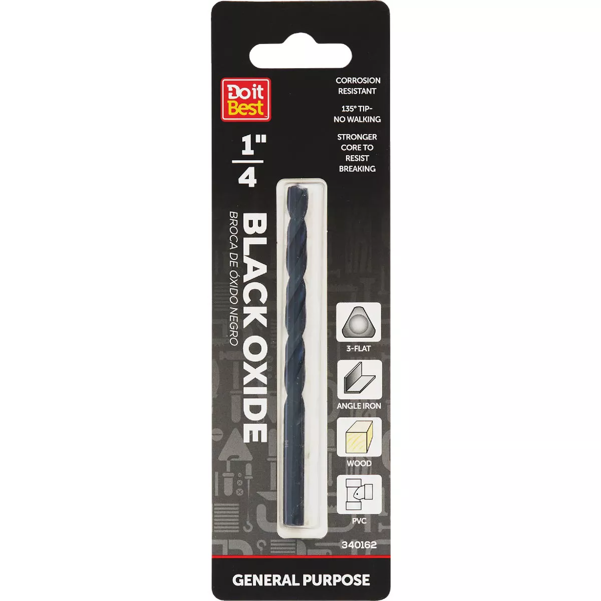 Do it Best 1/4 In. Black Oxide Drill Bit | Do it Best