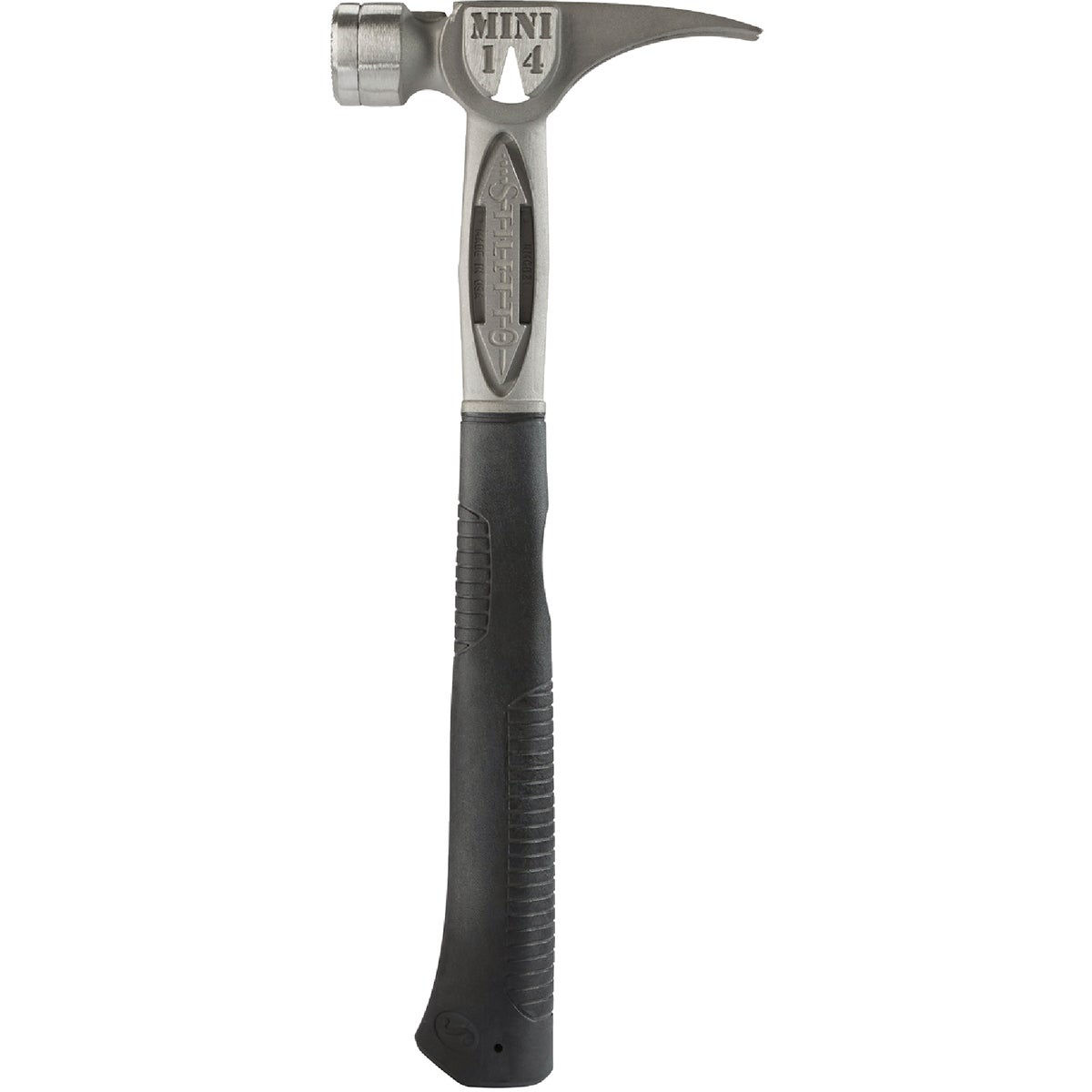Stiletto TiBone 14 Oz. Milled-Face Mini Framing Hammer with Titanium ...