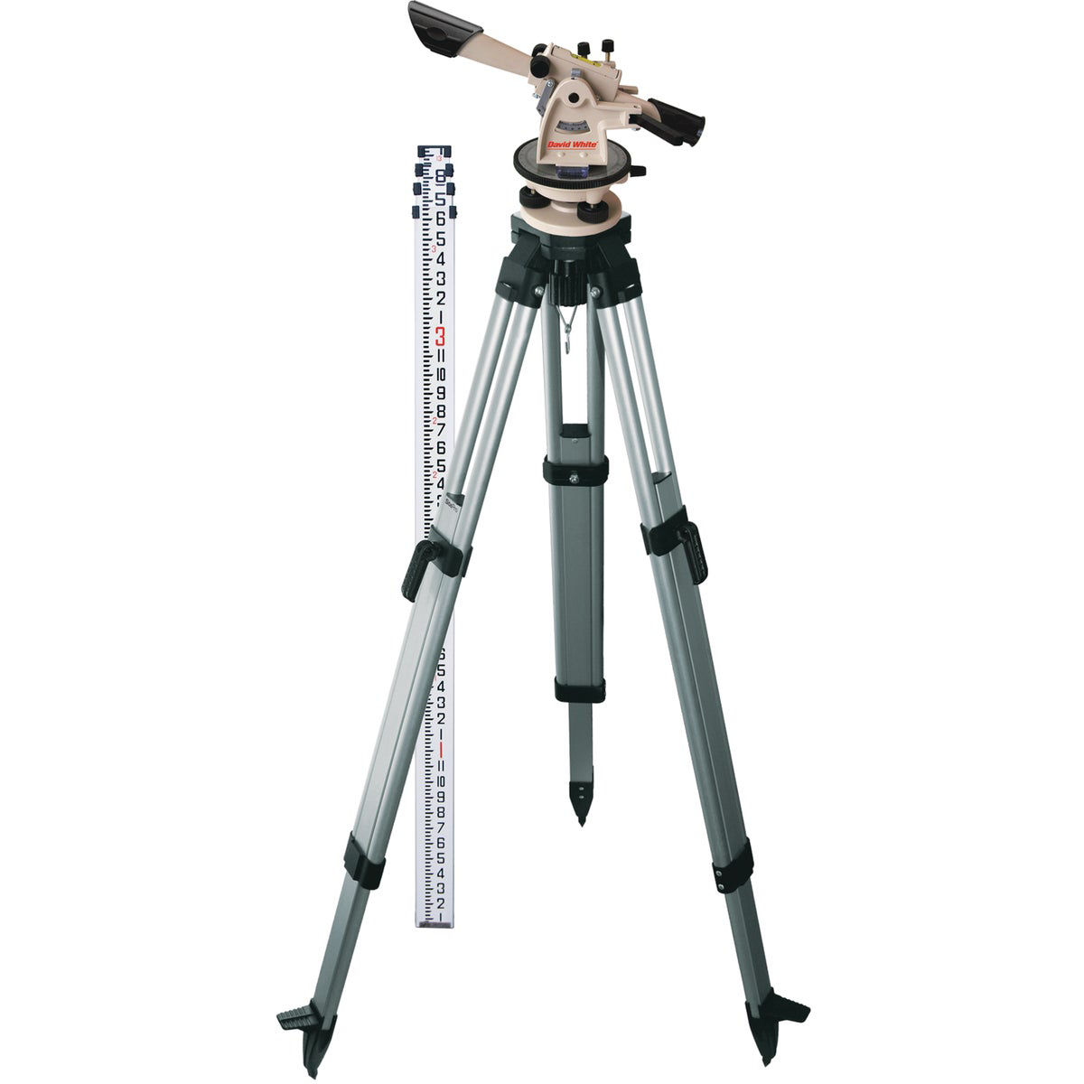 David White 22X Optical Meridian Vertical Arc Transit Level Kit | Do it ...