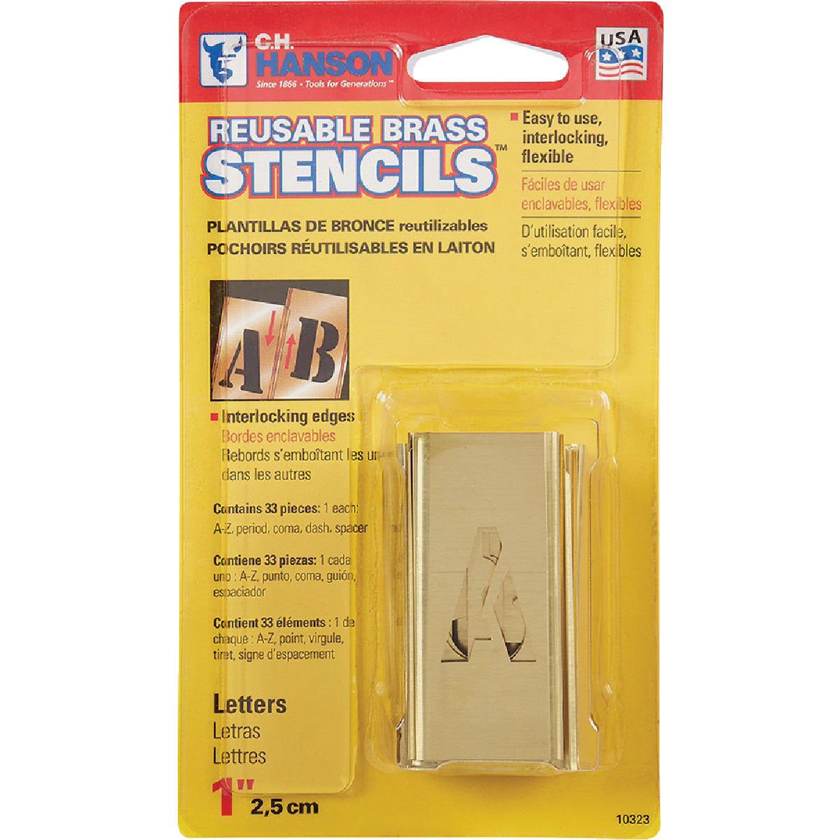 CH Hanson 1 In. Letter Stencil Set (32 Piece) | Do it Best