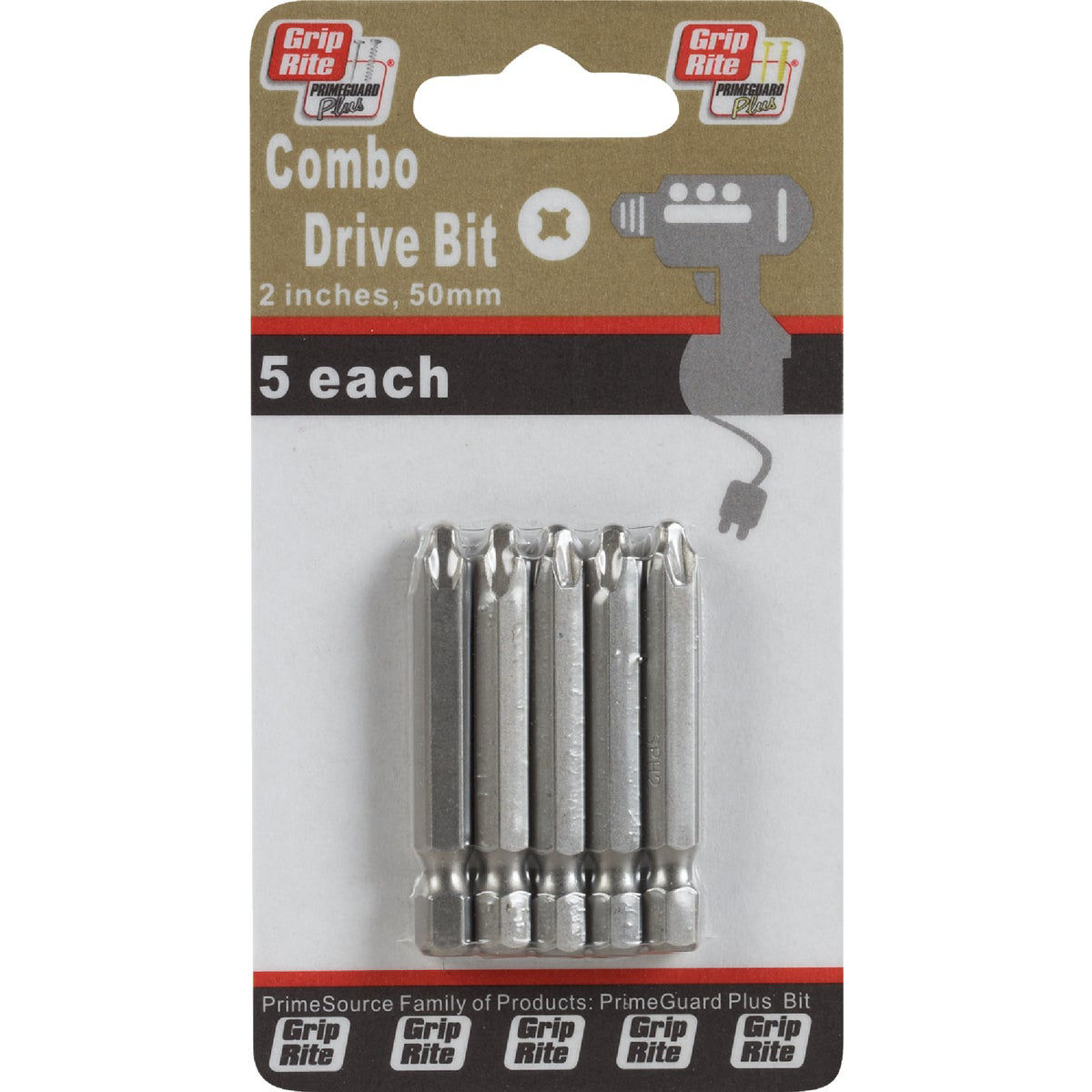 Grip-Rite Phillips/Square Combo 2 In. Screwdriver Bit | Do it Best