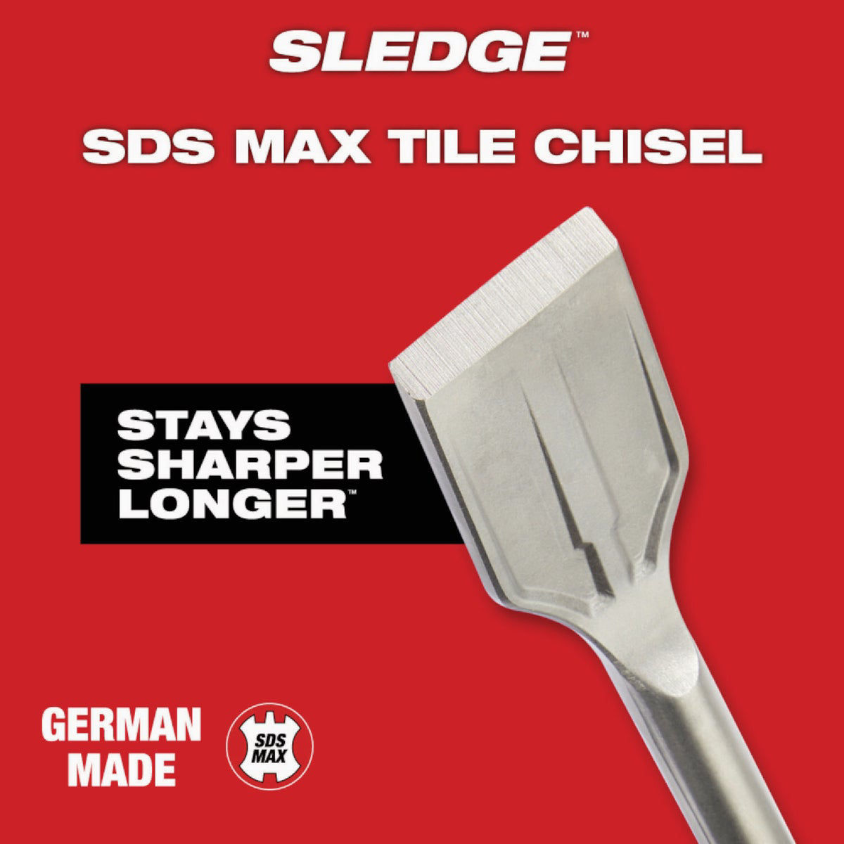 Milwaukee SLEDGE SDS-MAX 2 In. x 15 In. Tile Chisel | Do it Best