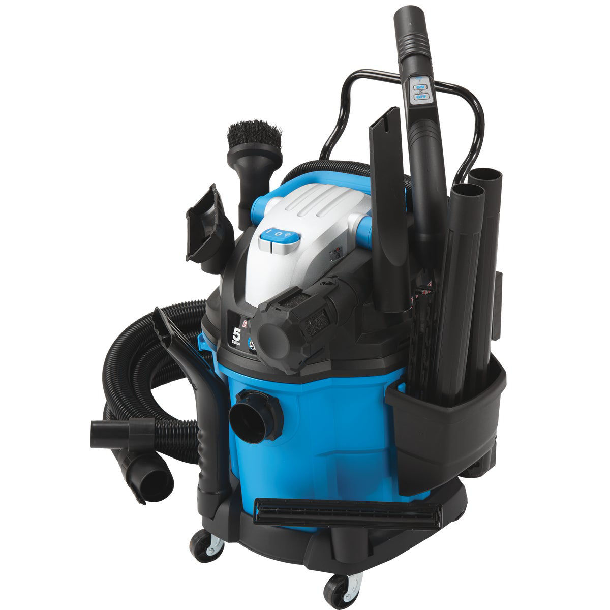 Channellock 5 Gal. 5.0-Peak HP Wall Mount Wet/Dry Vacuum | Do it Best