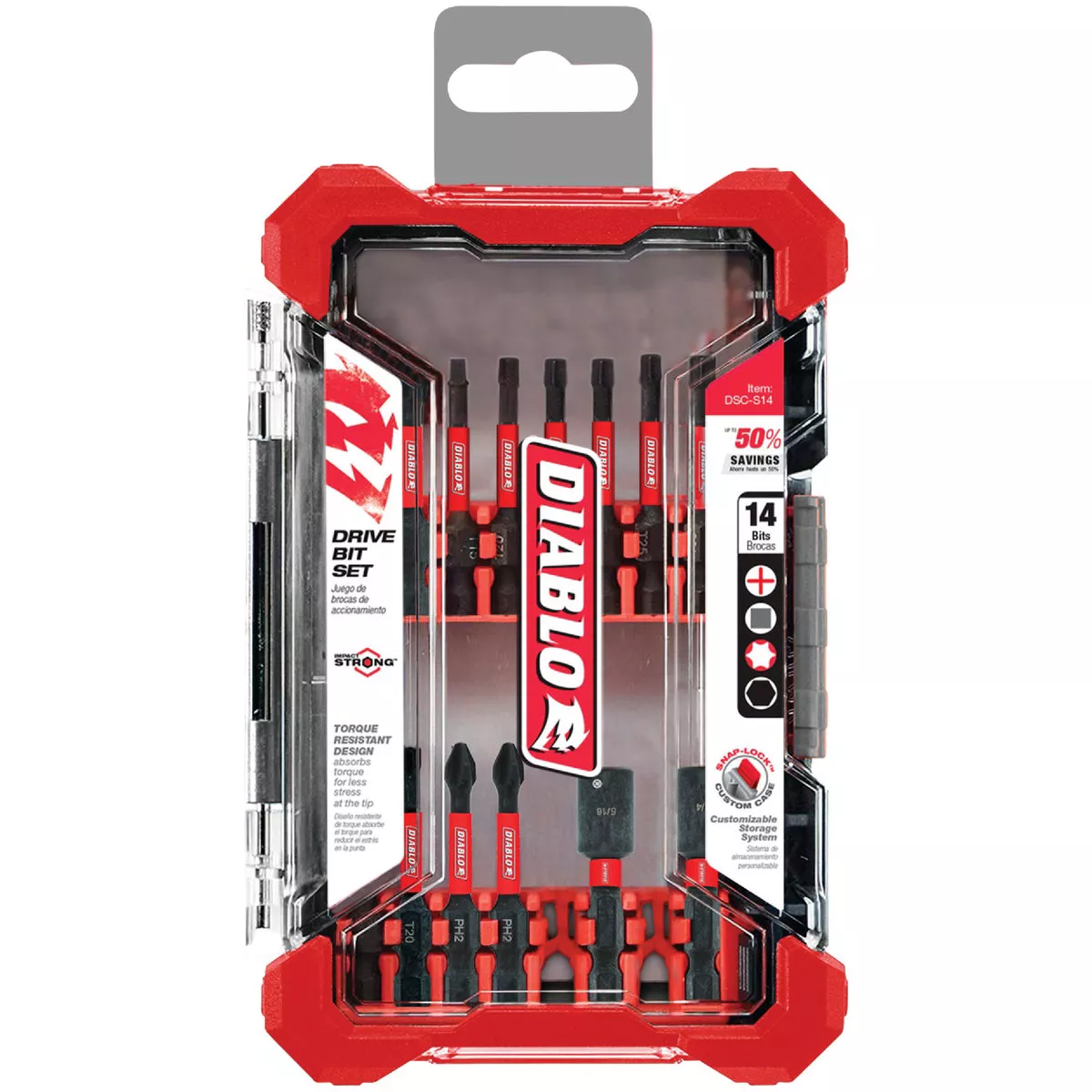 Diablo 14-Piece Impact Screwdriver Bit Set | Do it Best