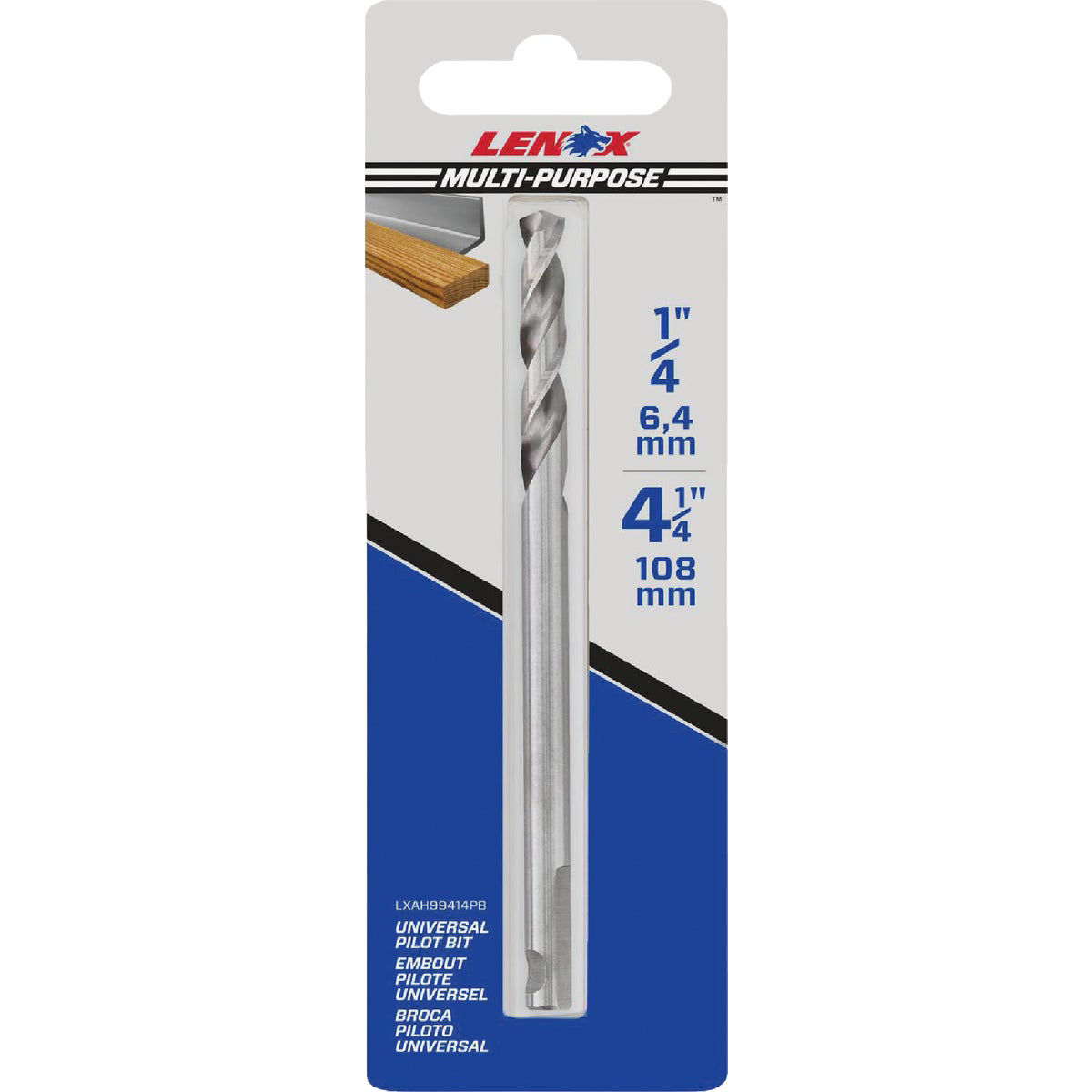 Lenox 1/4 In. x 4-1/4 In. Standard Pilot Drill Bit | Do it Best