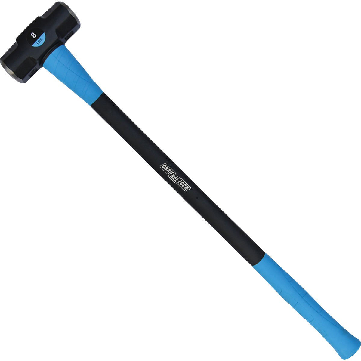 Channellock 8 Lb. Double-Faced Sledge Hammer with 34 In. Fiberglass ...