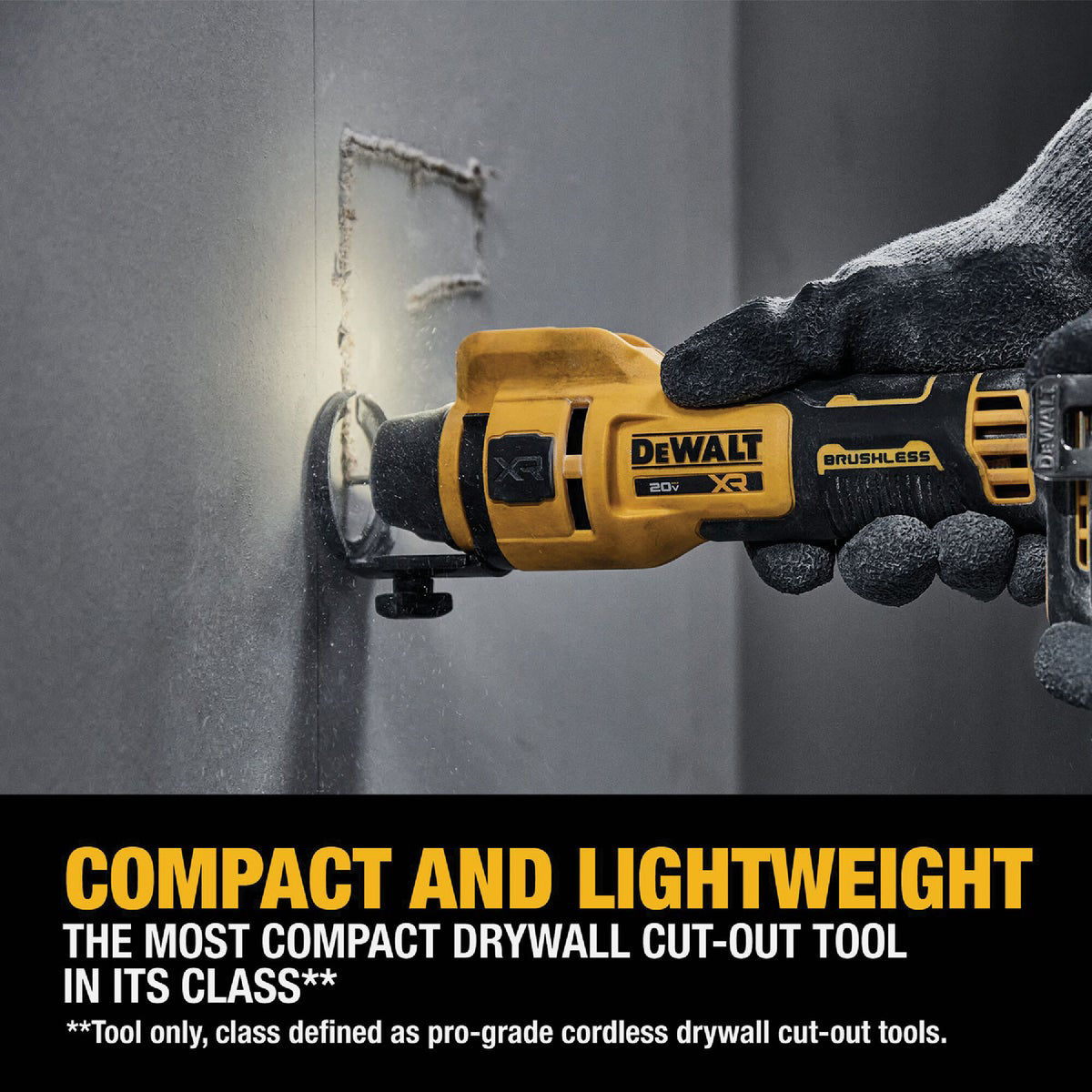 DEWALT 20V MAX XR Brushless Cordless Drywall Cut-Out Tool (Tool Only ...
