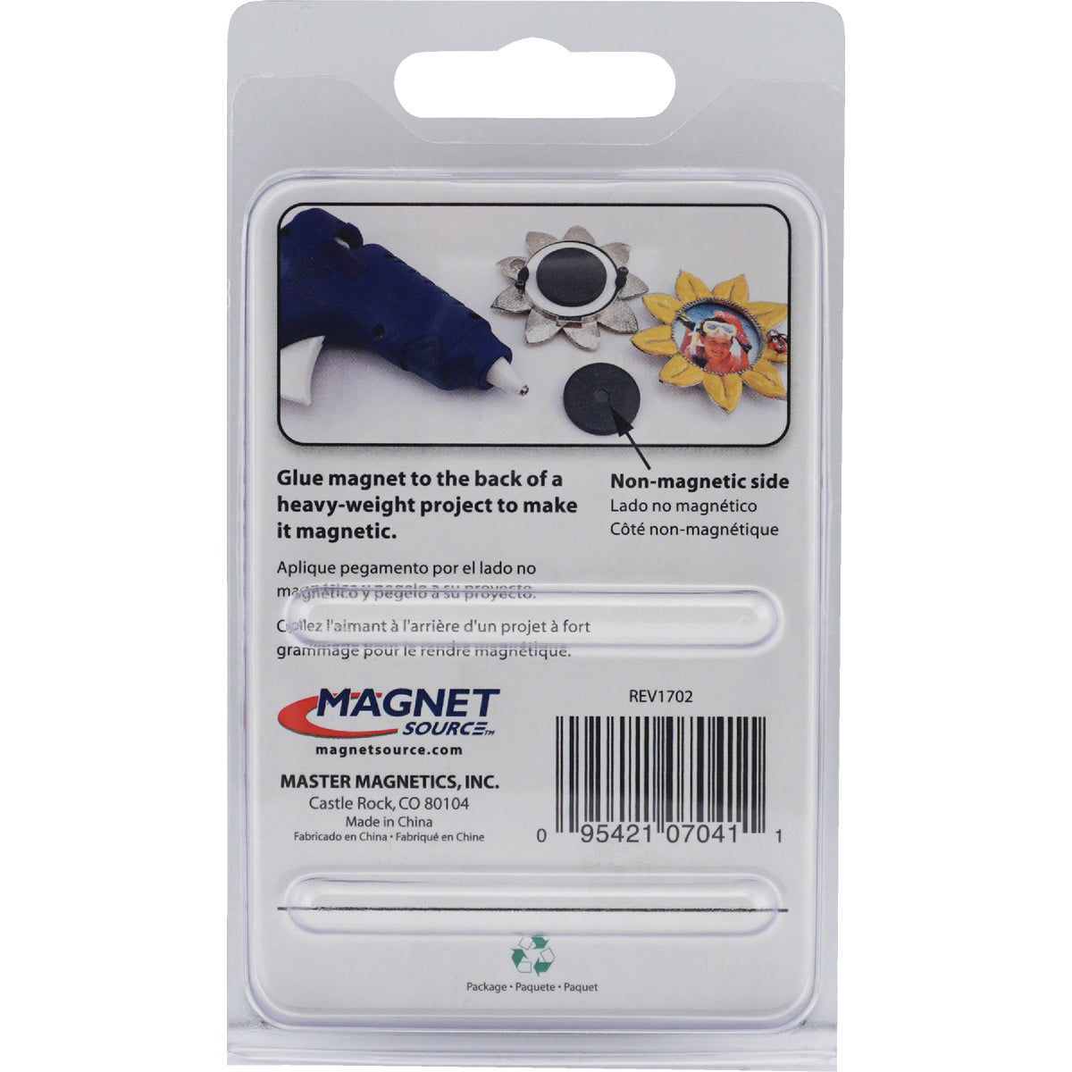 Master Magnetics 1-1/2 In. Multi Pole Ceramic Magnet Disc (2 per Pack ...