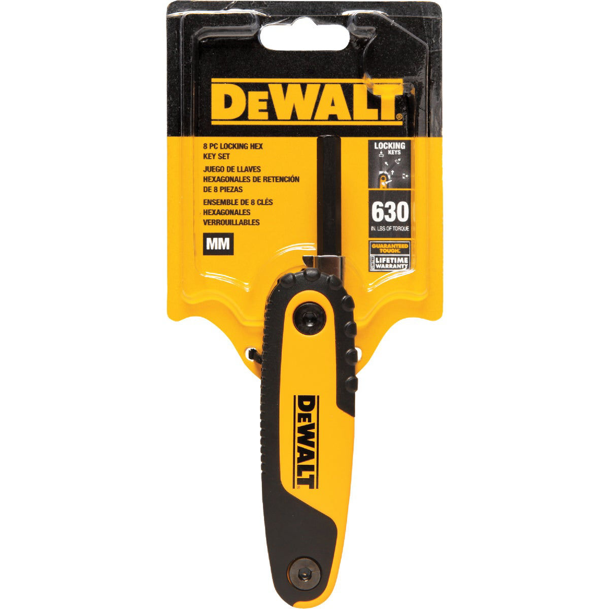 DEWALT Metric Folding and Locking Hex Key Set, 8-Piece | Do it Best