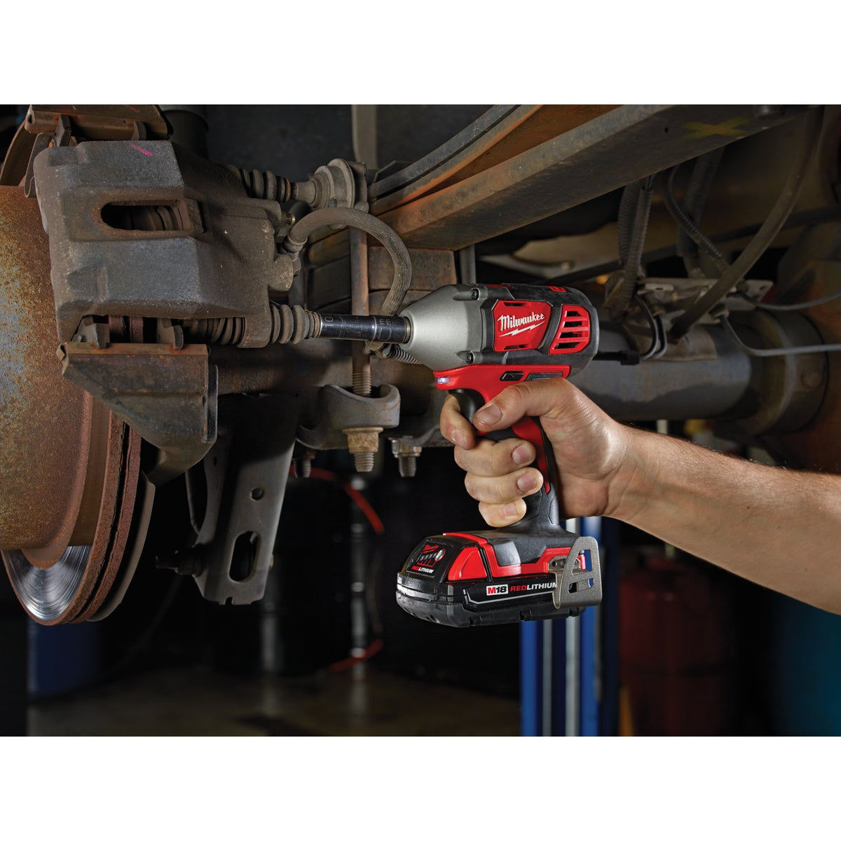 Milwaukee M18 3/8 In. Cordless Impact Wrench with Friction Ring (Tool ...