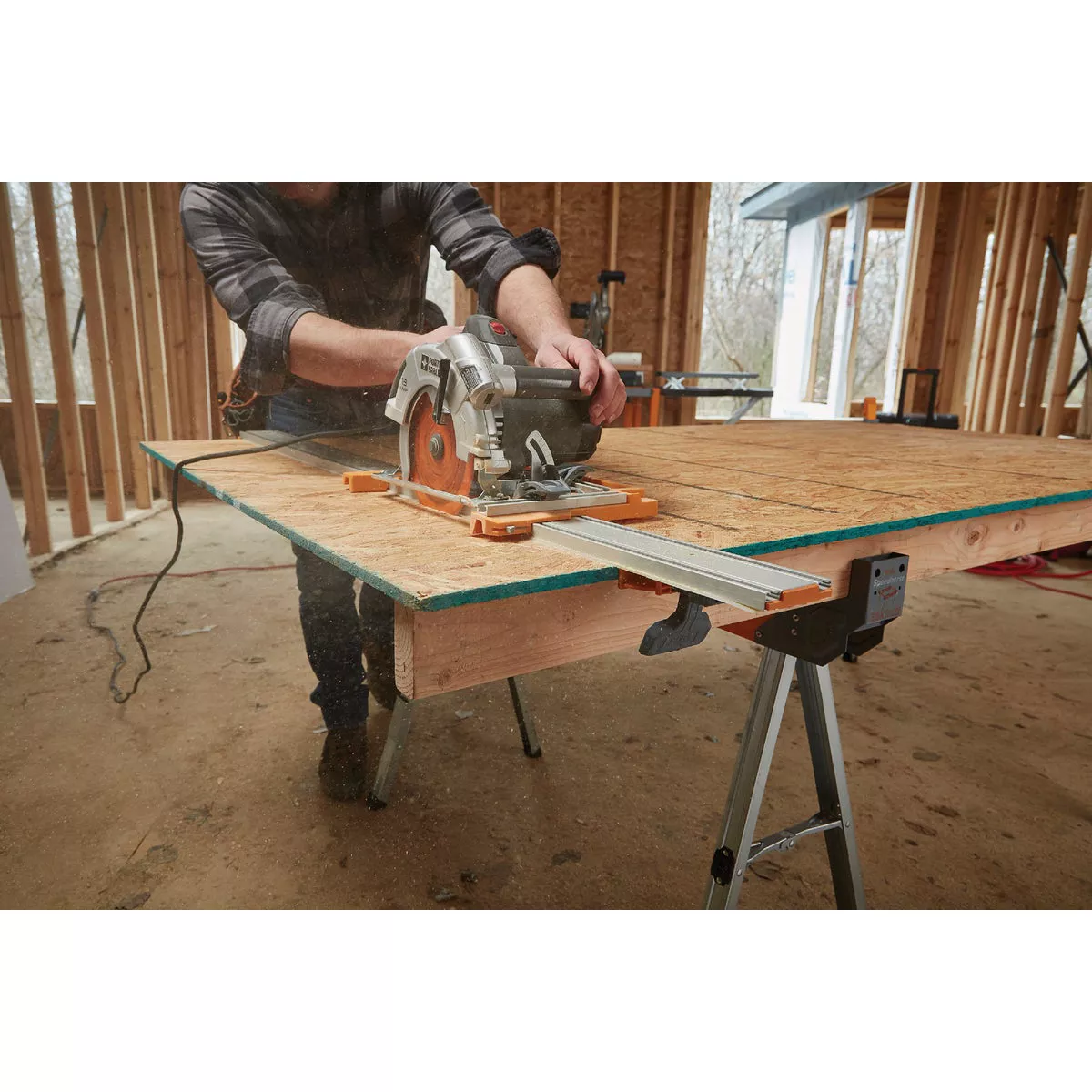 Bora NGX 50 In. Aluminum Clamp Edge Saw Guide | Do it Best