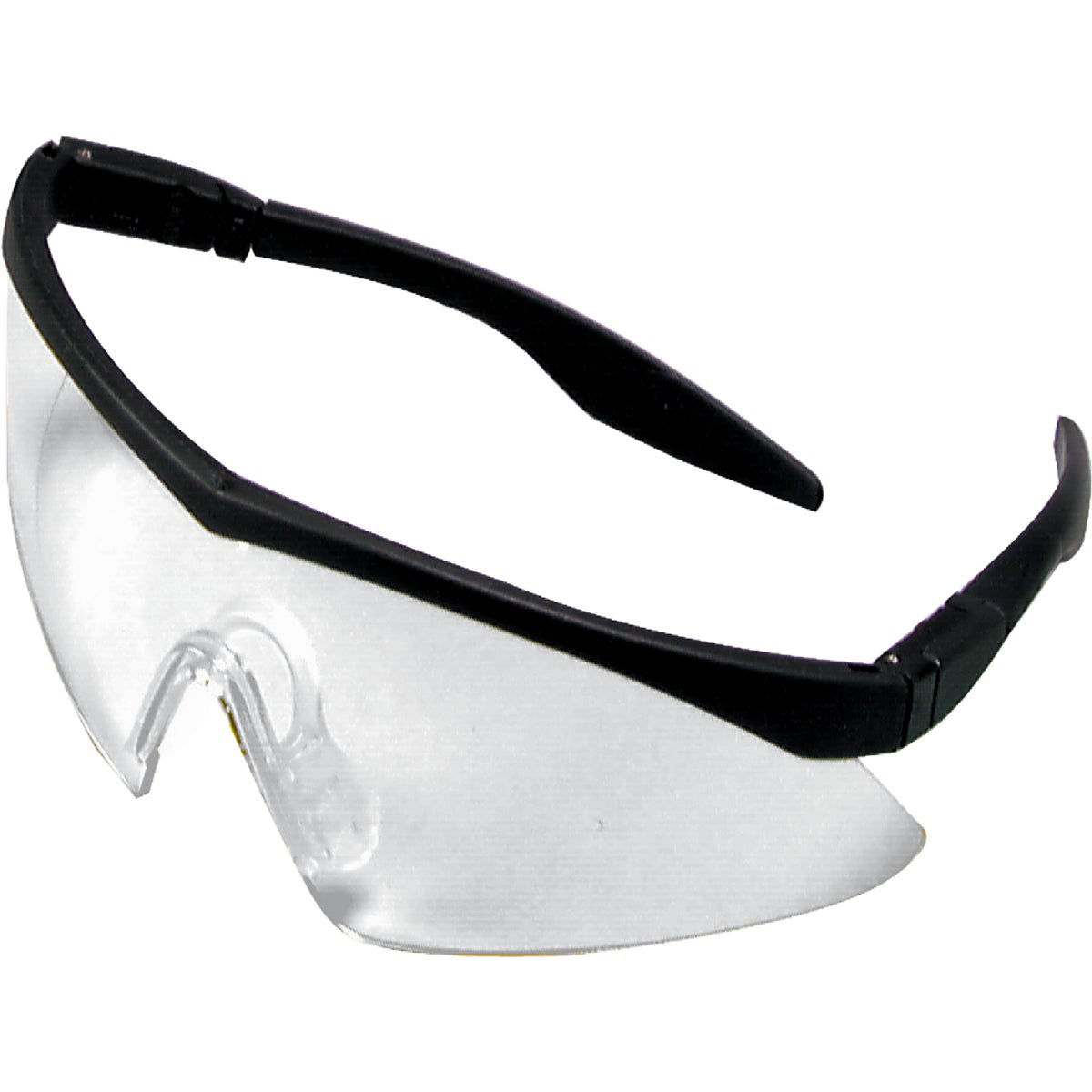 Safety Works Straight Temple Black Frame Safety Glasses with Anti-Fog ...