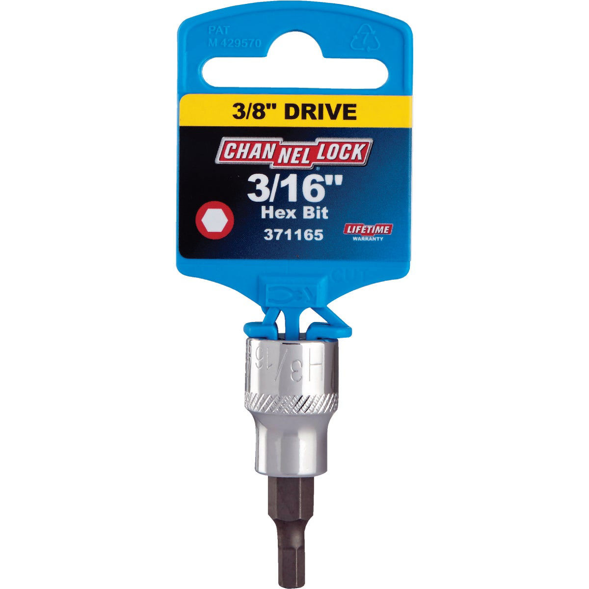 Channellock 3/8 In. Drive 3/16 In. 6-Point Standard Hex Bit Socket | Do ...