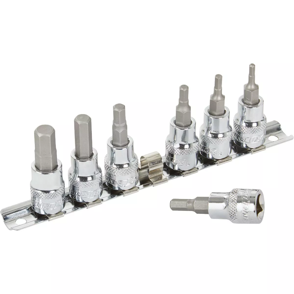 Channellock SAE 3/8 In. Drive 6-Point Hex Bit Socket Set (7-Piece) | Do ...