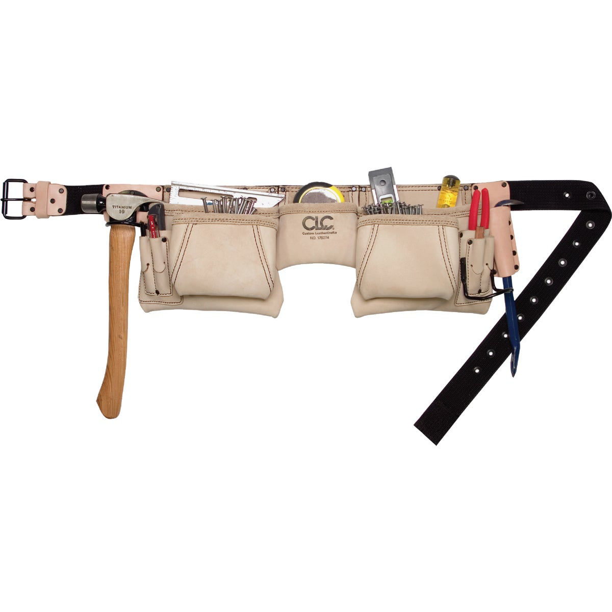 CLC 12-Pocket Leather Heavy-Duty Construction Carpenter Apron | Do it Best