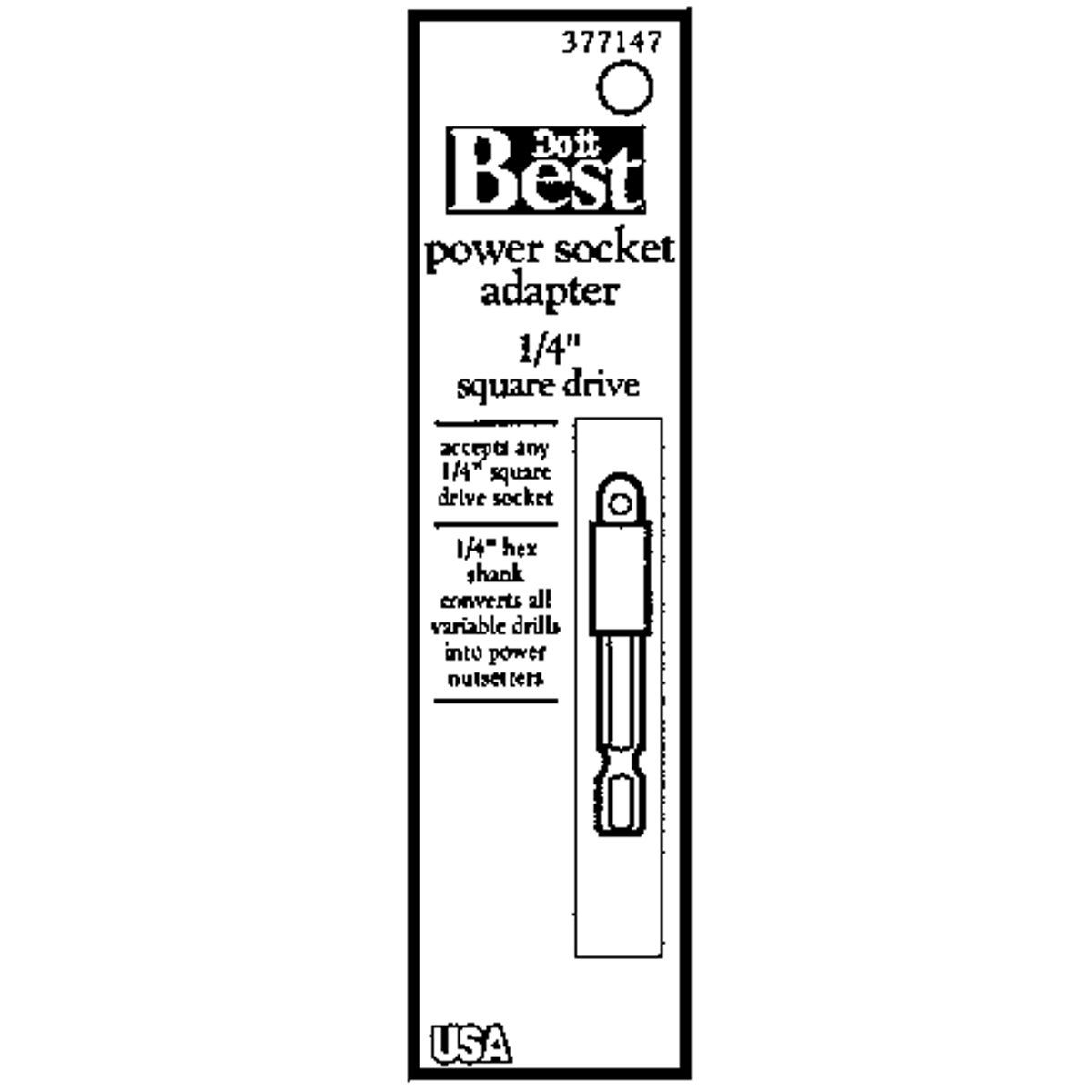 Do it 1/4 In. Square Socket Adapter | Do it Best