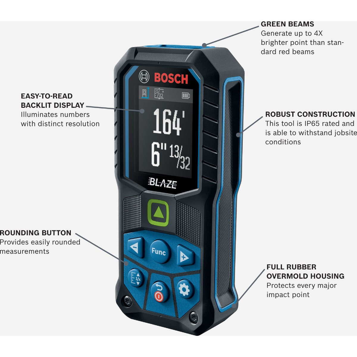 Bosch BLAZE Green-Beam 165 Ft. Laser Measure | Do it Best