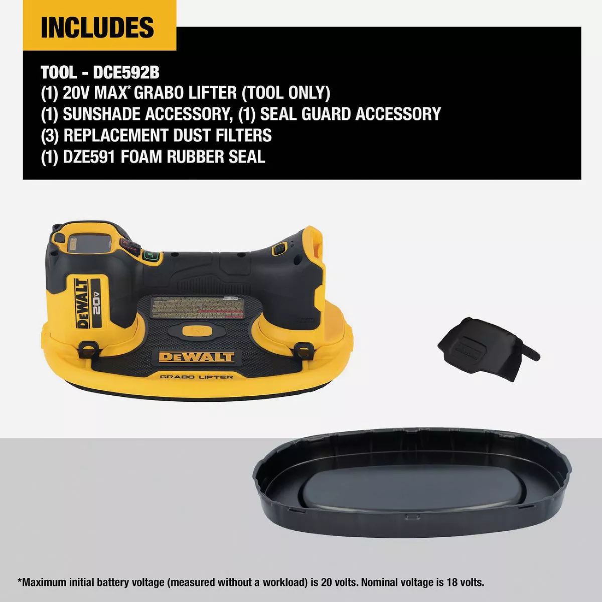 DEWALT 20V MAX Cordless GRABO Vacuum Lifter (Tool Only) | Do it Best