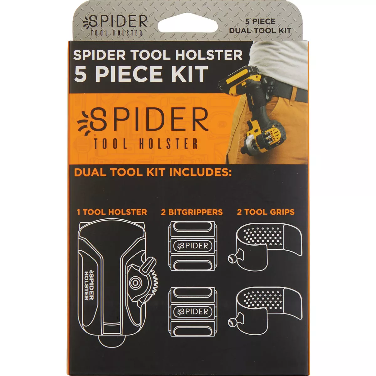 Spider Tool Holster Dual Tool Kit (5-Piece) | True Value Hardware
