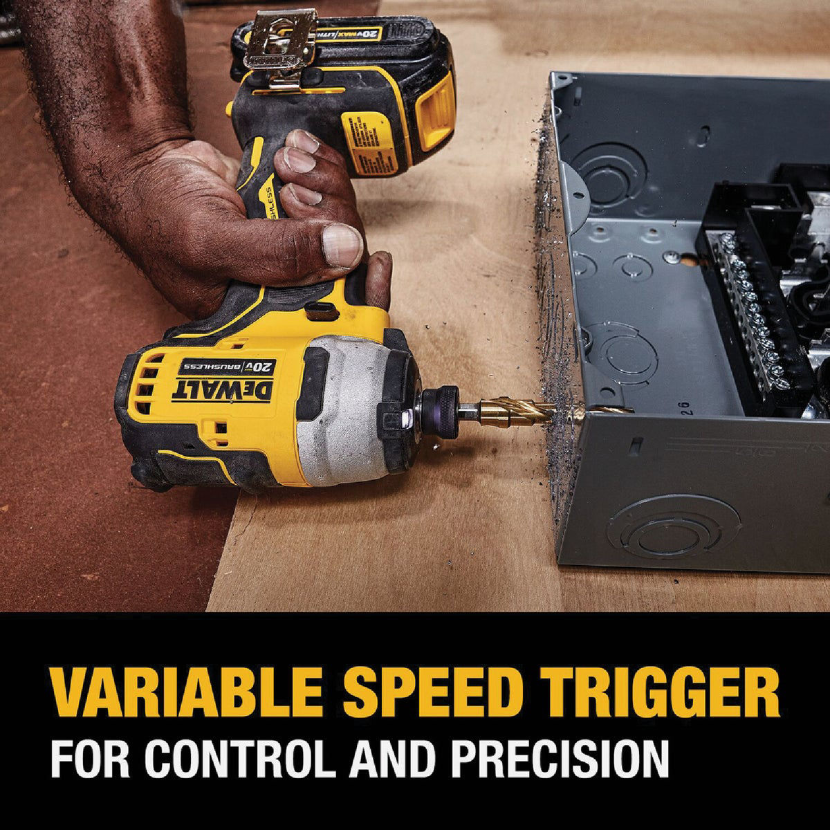 DEWALT ATOMIC 20V MAX Brushless 1/4 In. Compact Cordless Impact Driver ...