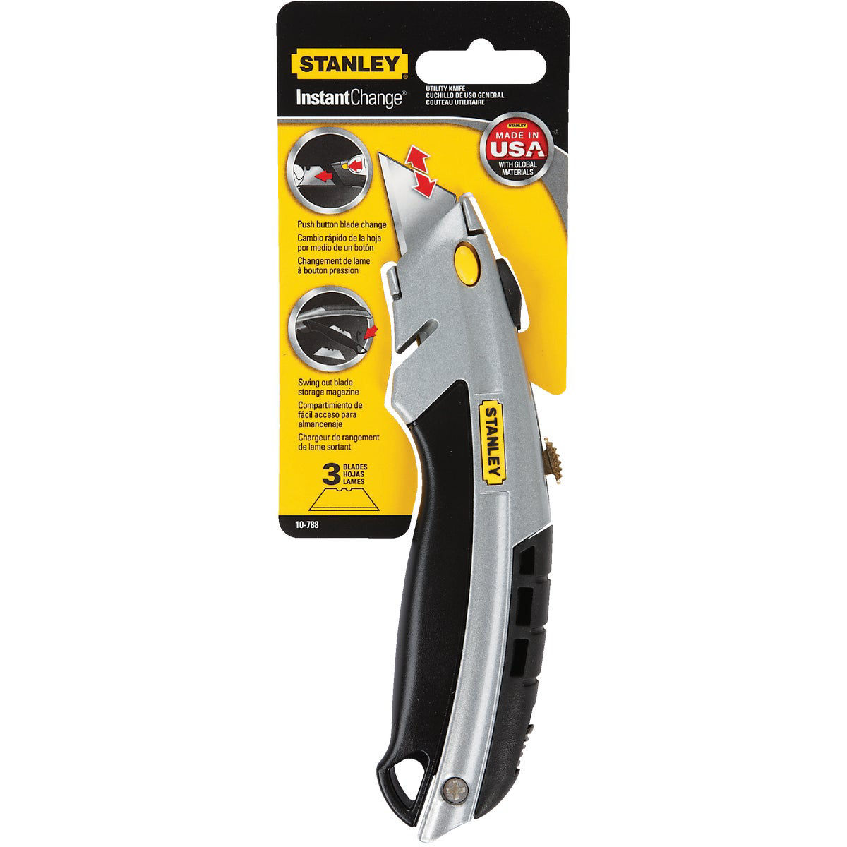 Stanley InstantChange Retractable Straight Utility Knife | Do it Best