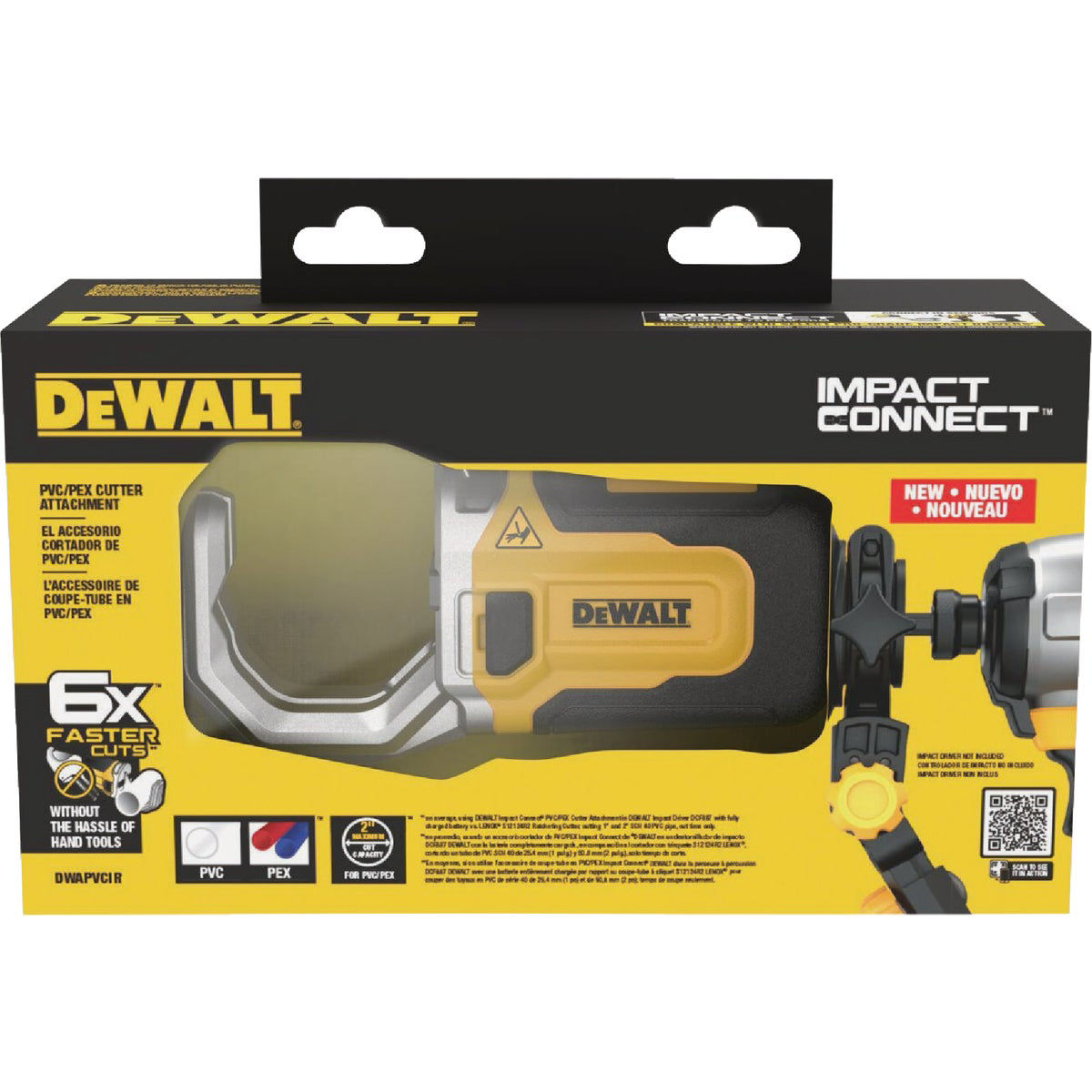 DEWALT IMPACT CONNECT PVC/PEX Pipe Cutter Attachment | Do it Best DEWALT IMPACT CONNECT PVC/PEX Pipe Cutter Attachment | Do it Best