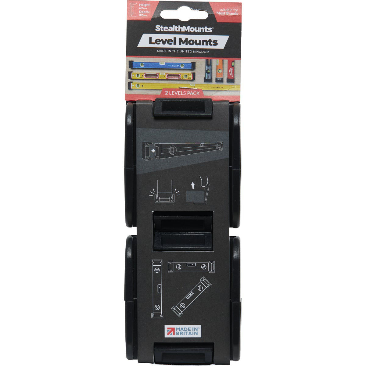 StealthMounts Universal Level Holders (2 Pack) | Do it Best