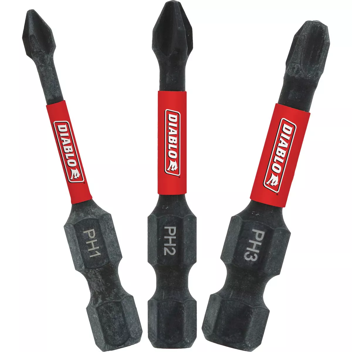 Diablo 3-Piece Phillips 2 In. Impact Screwdriver Bit Set | True Value ...