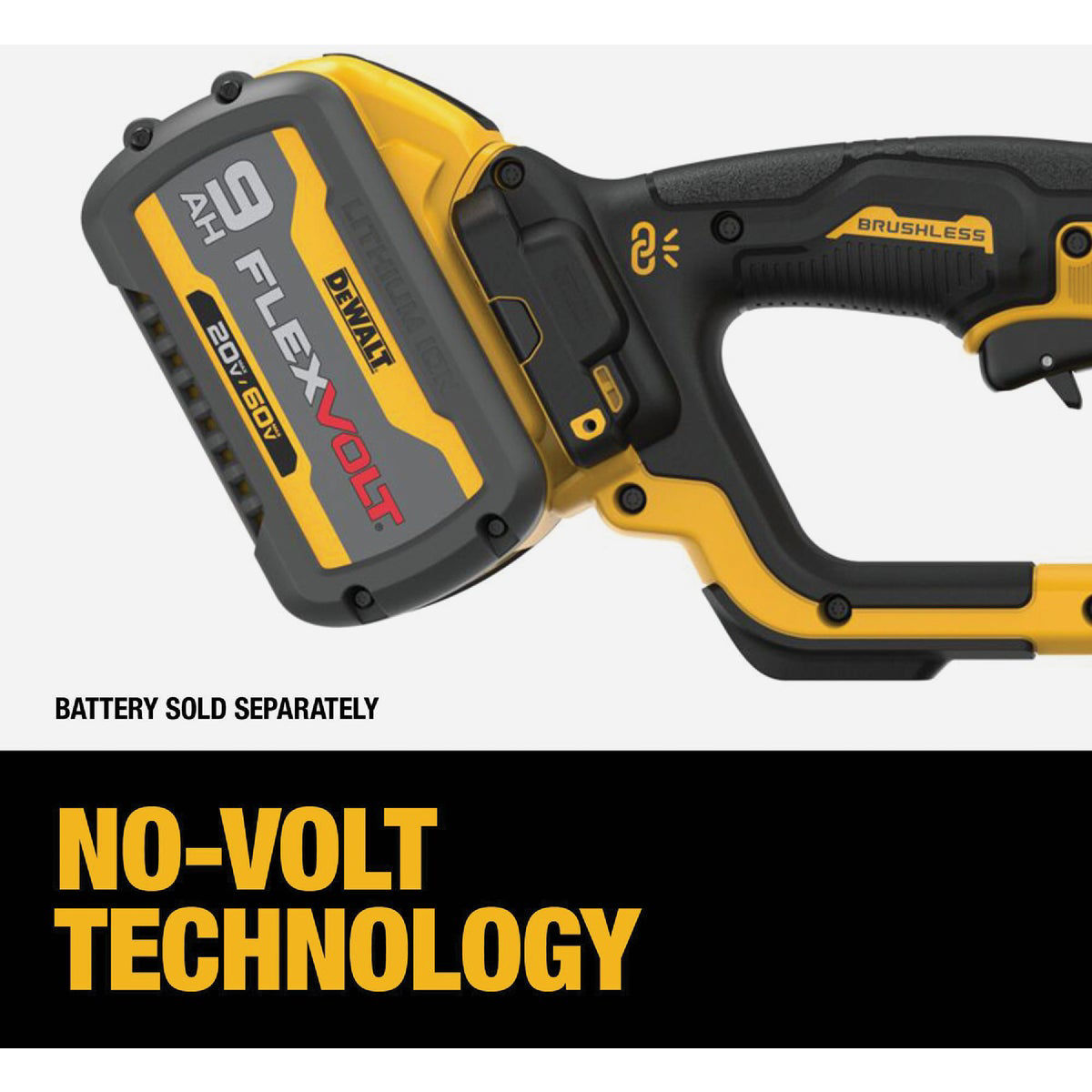DEWALT FLEXVOLT 60V MAX Brushless 7 In. / 9 In. Large Cordless Angle ...